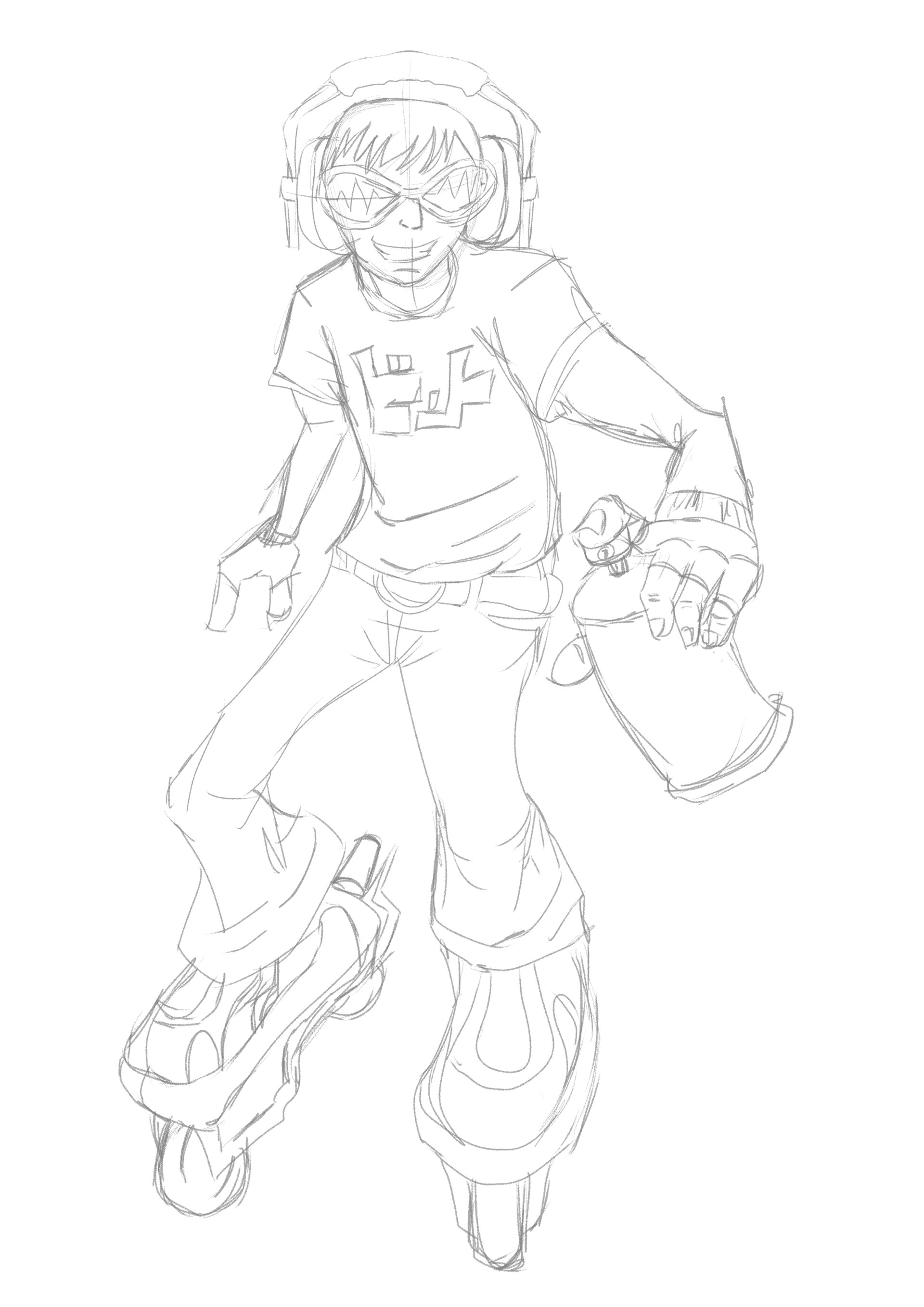 jet set radio coloring pages