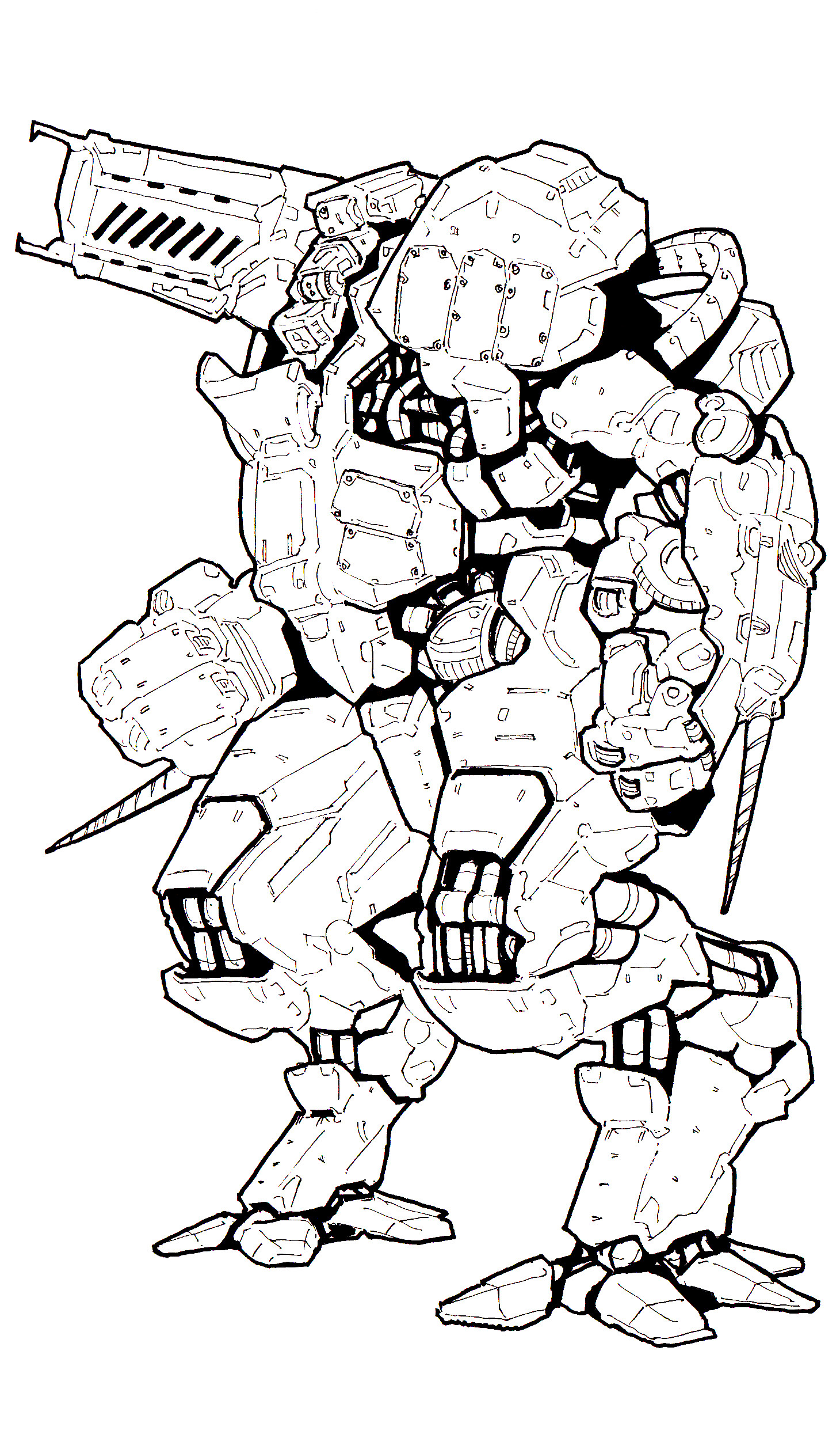 ArtStation - Industrial Mining Mech