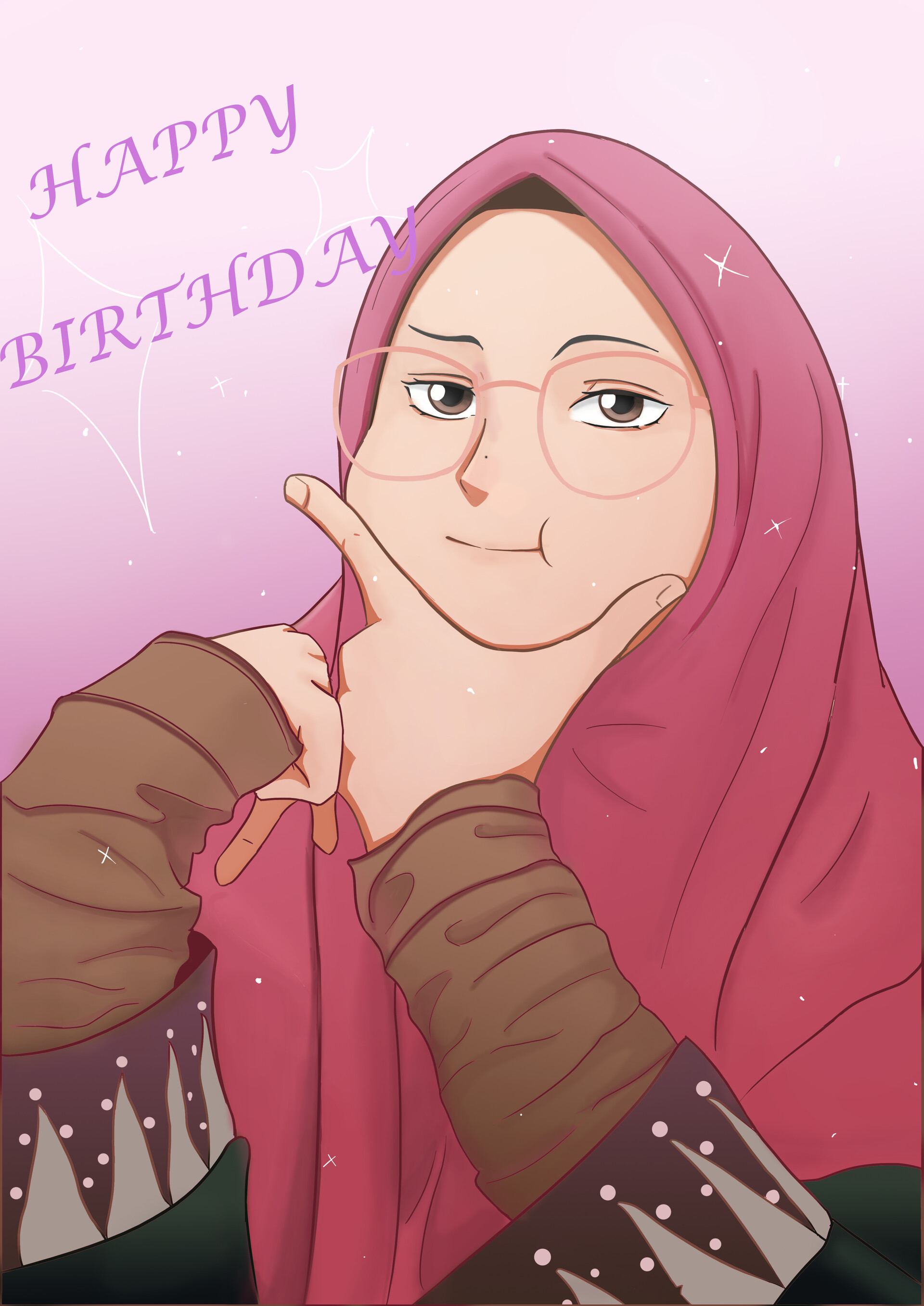 ArtStation - Character Design: Birthday Illustration