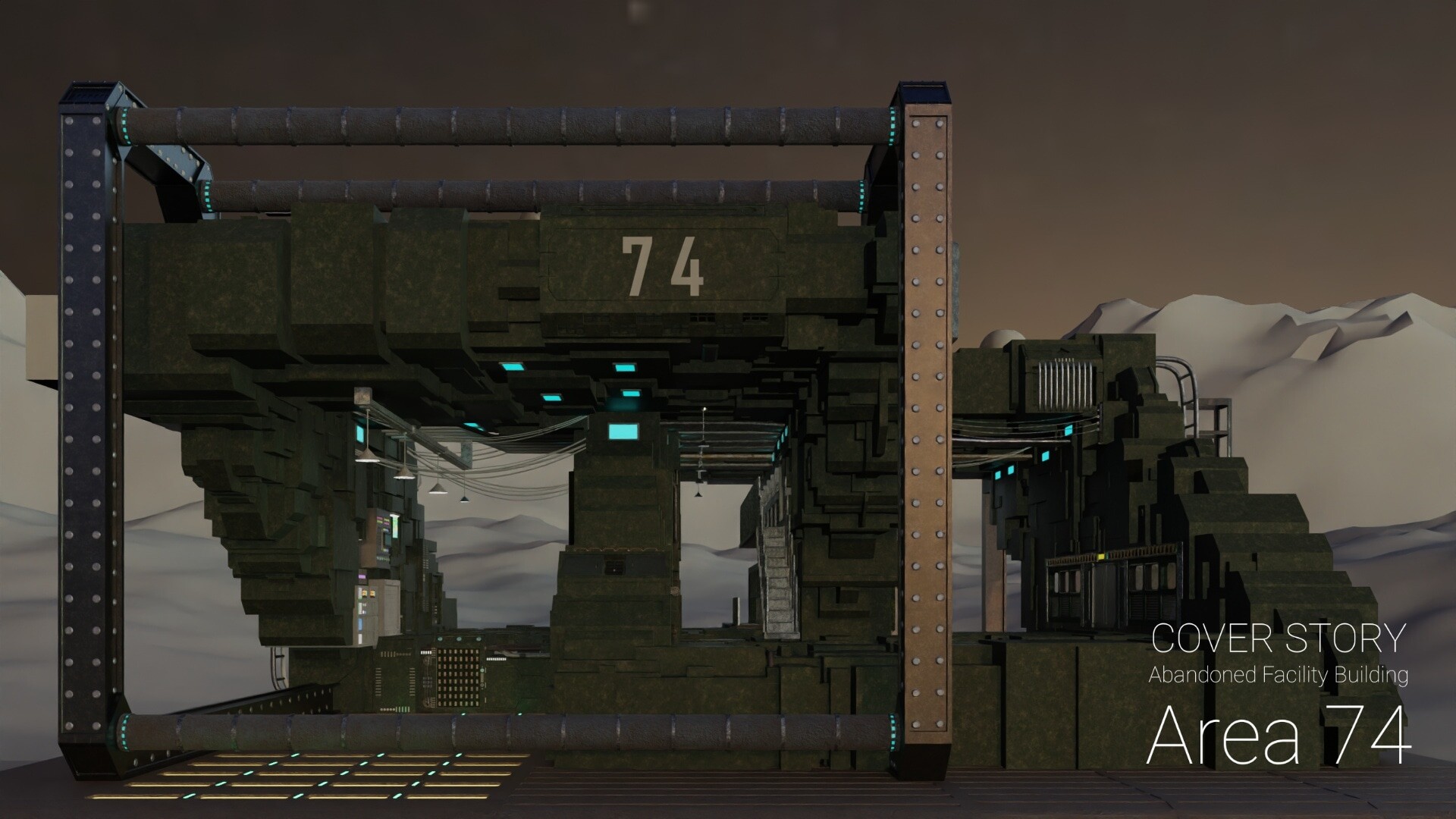 ArtStation - Abandoned Facility Building Area 74