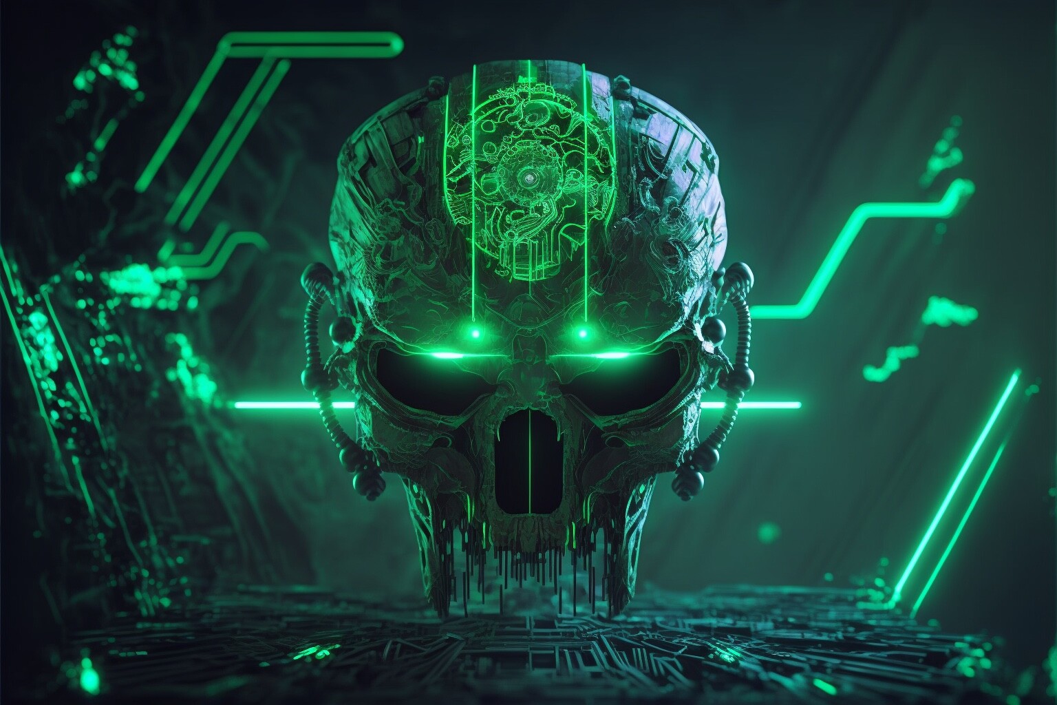 ArtStation - Digital Skull