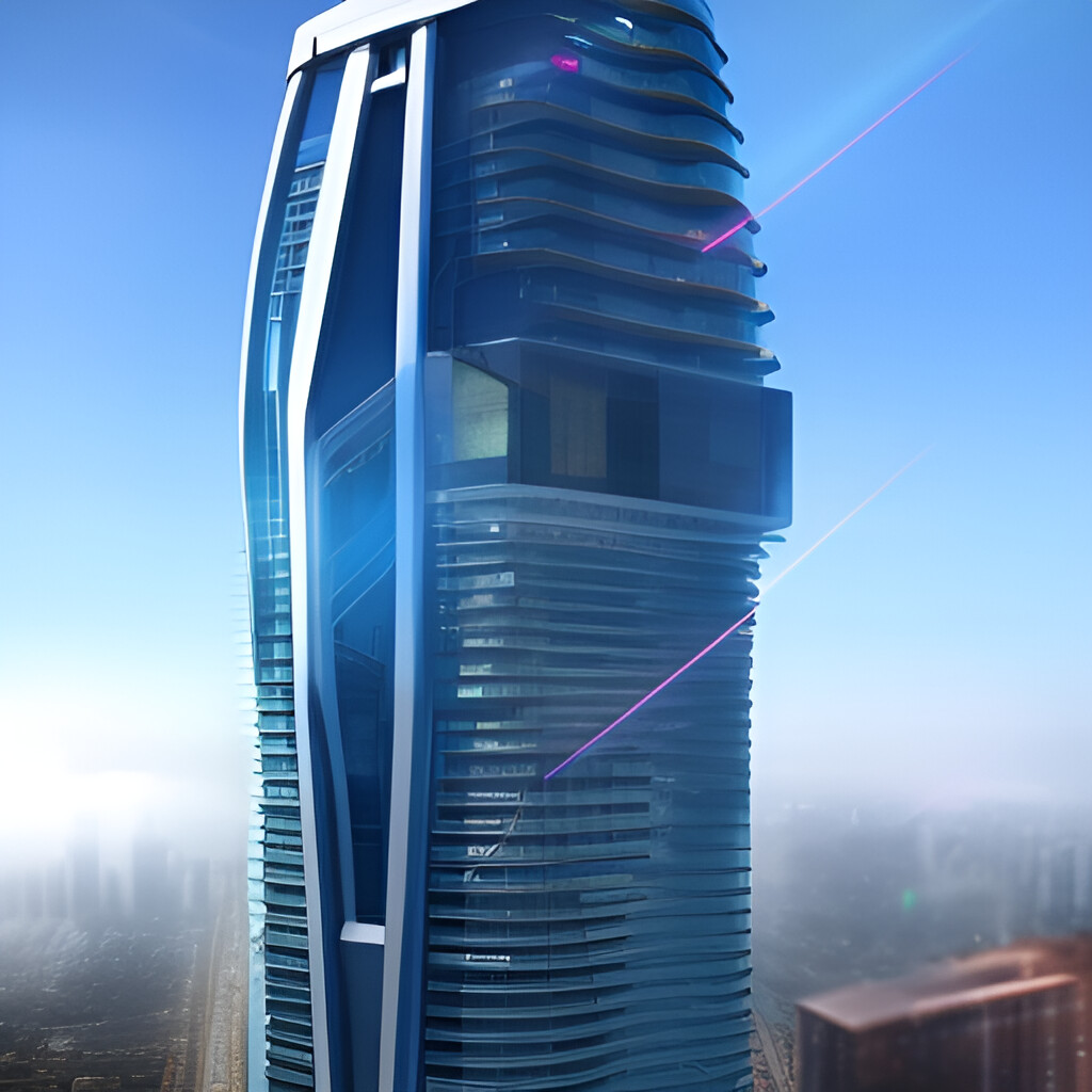 ArtStation - Futuristic skyscraper