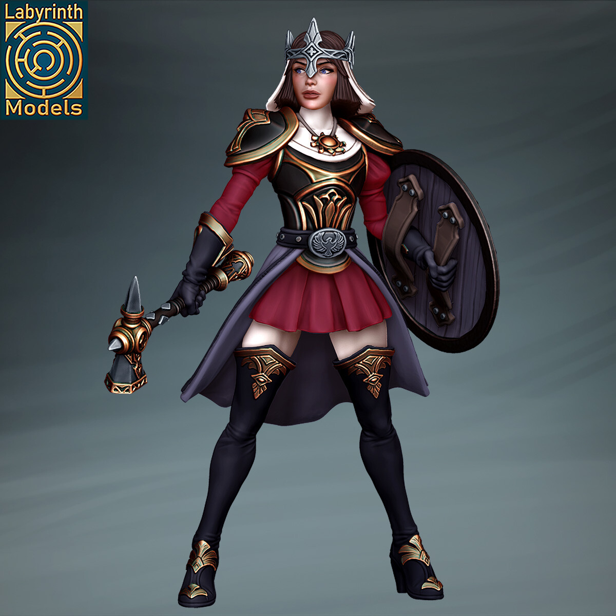 Labyrinth Models - Steel Vestals