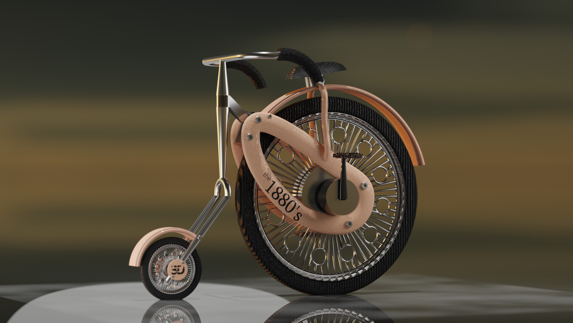 ArtStation - the 1880's - BICYCLE