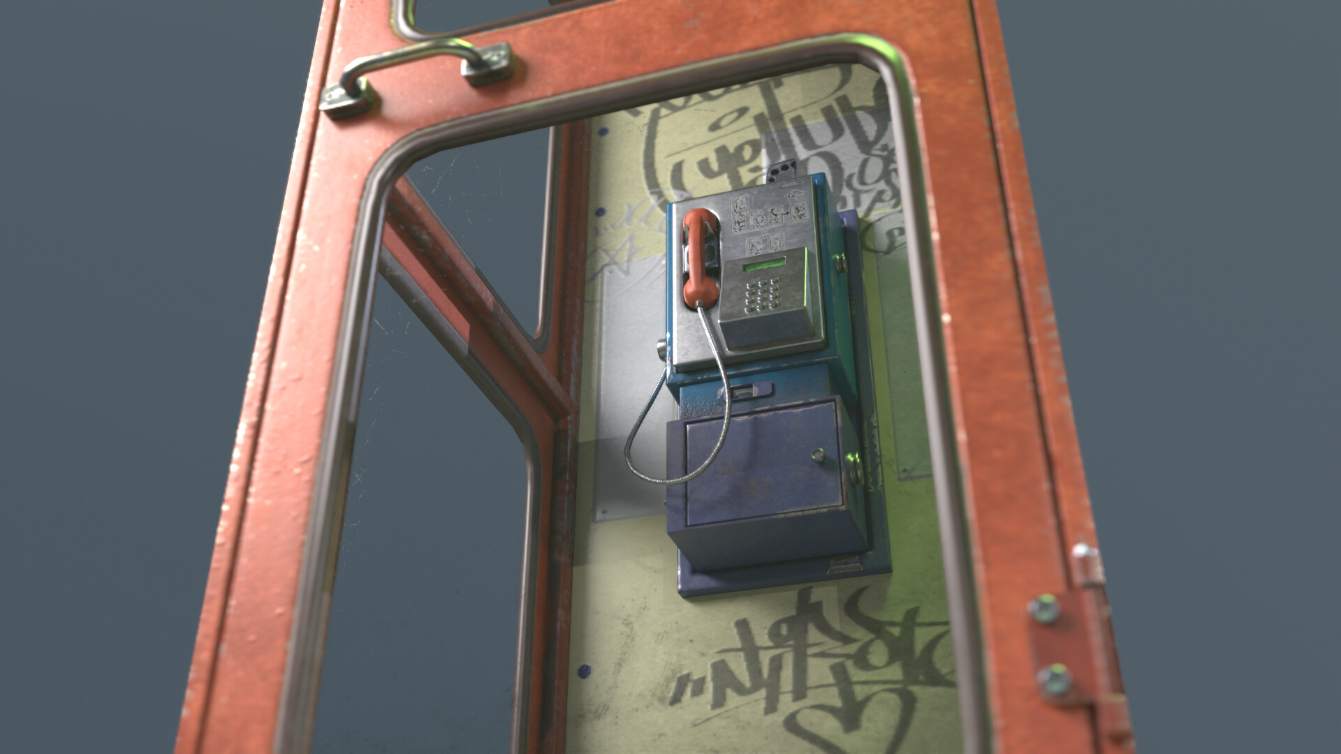 ArtStation - Payphone booth