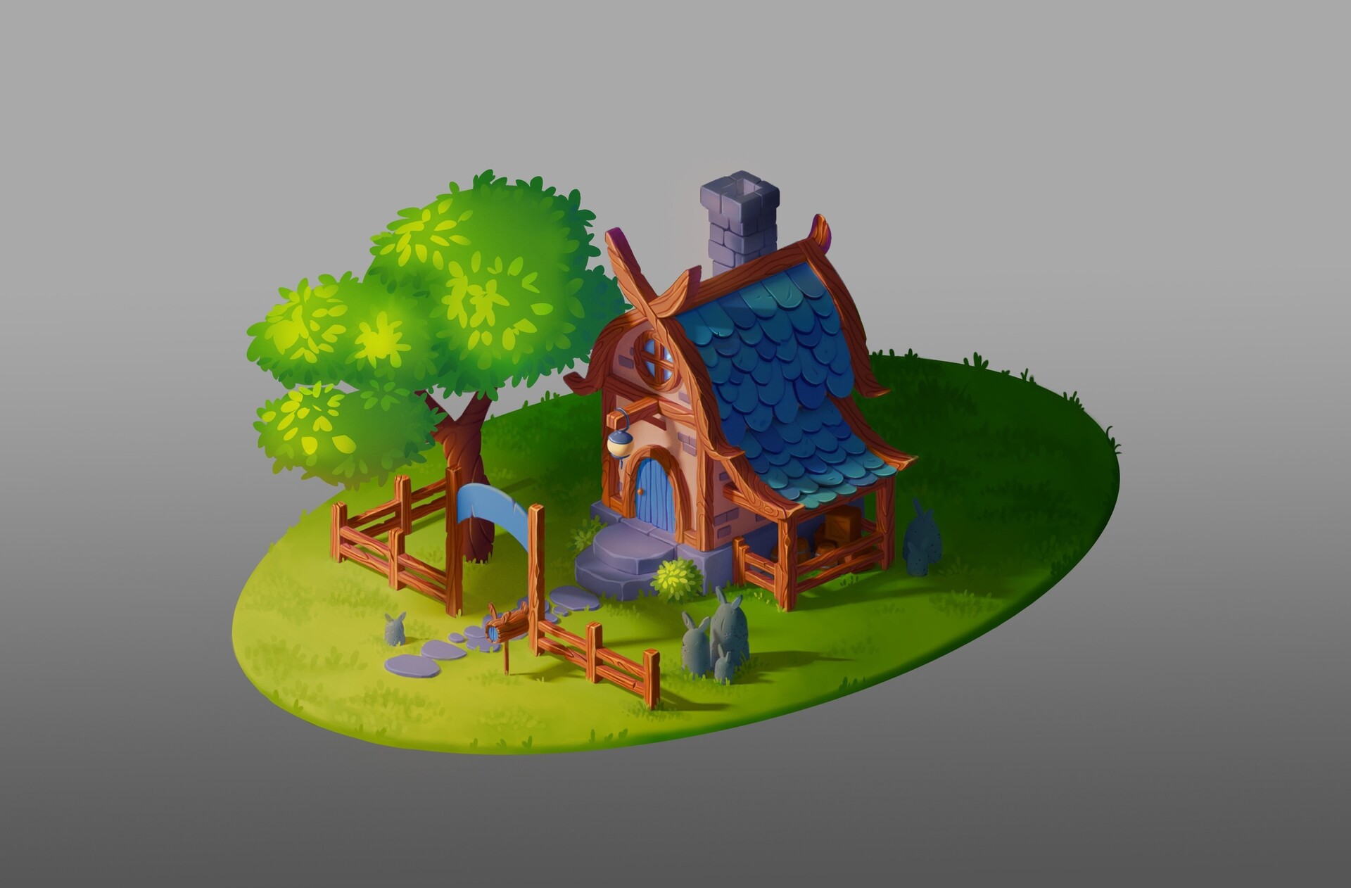 ArtStation - rabbit house