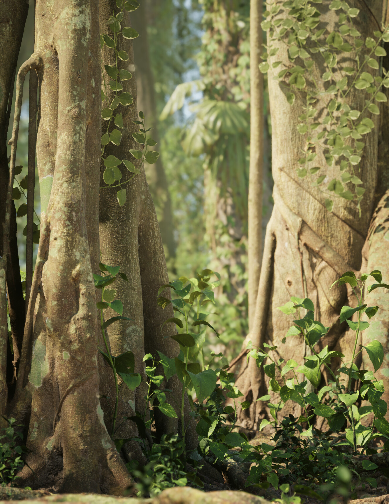 ArtStation - Jungle Environment Practice