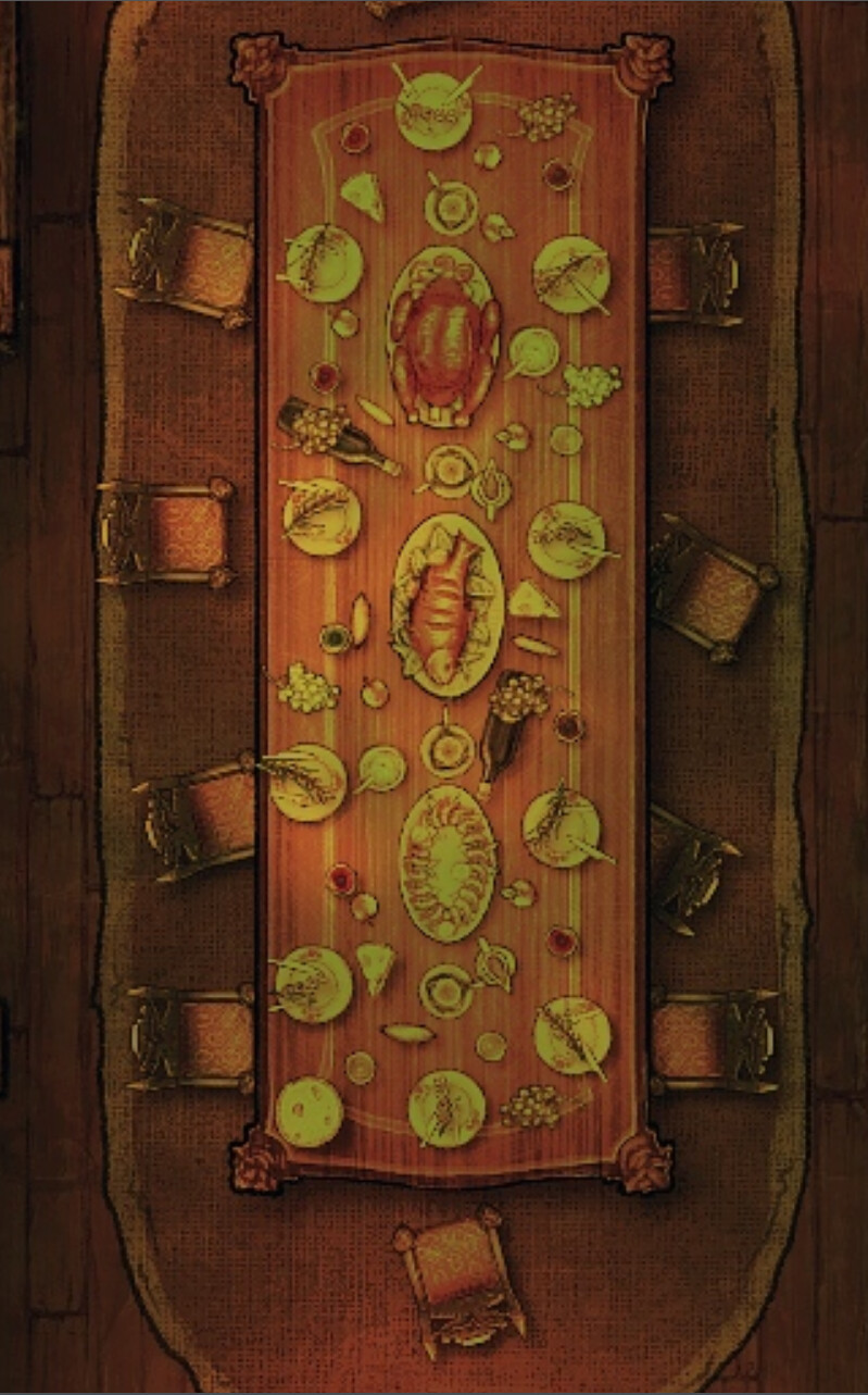 Detailed Dungeons - Falcon's Hunting Lodge (1st Floor) (Night)