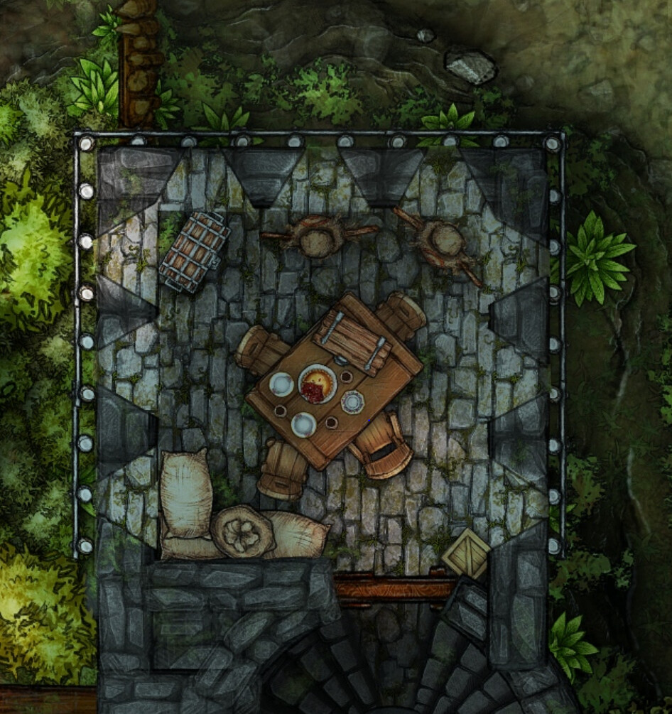 Detailed Dungeons - Falcon's Hunting Lodge (2nd floor) (Day)