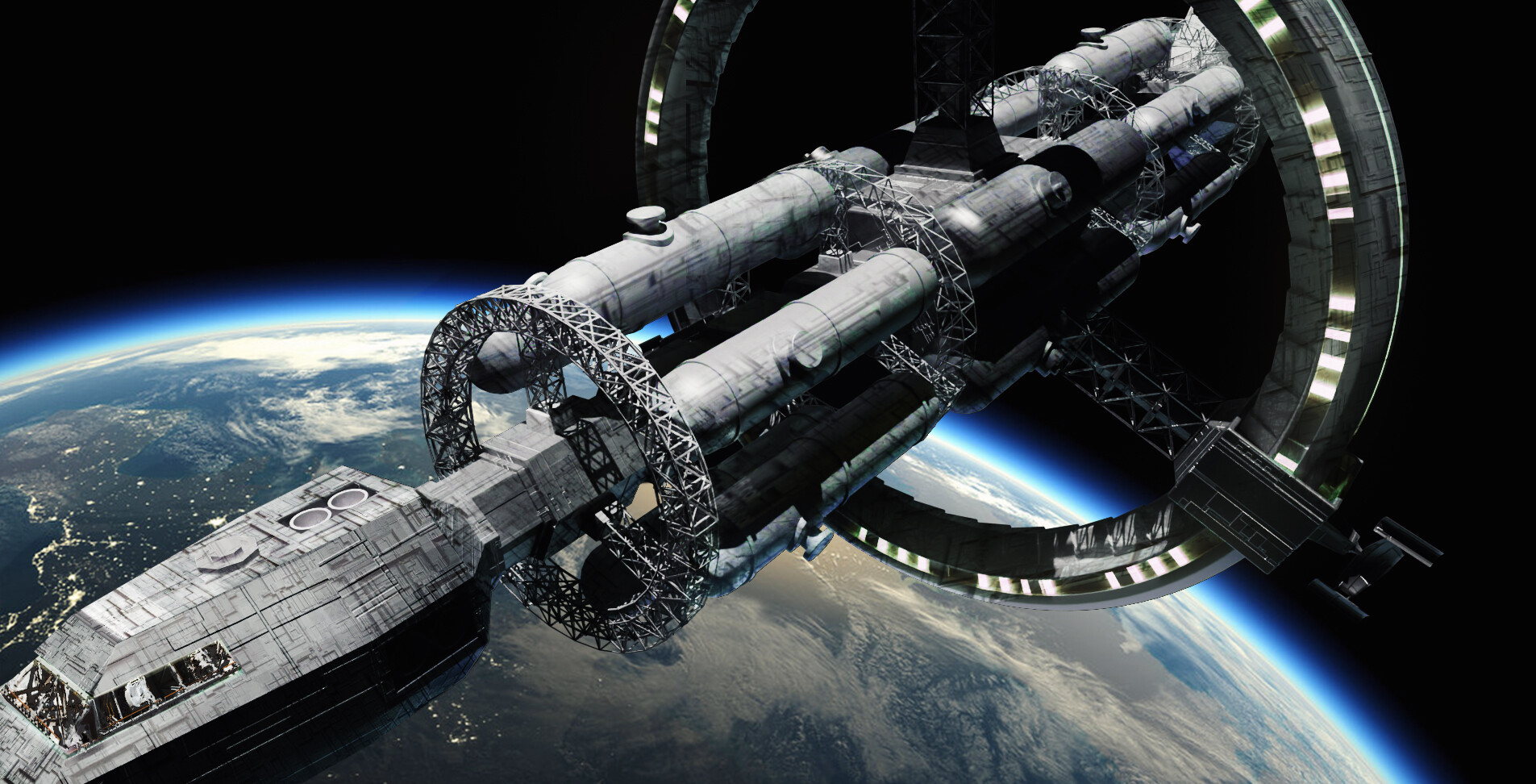 ArtStation - space station exercise