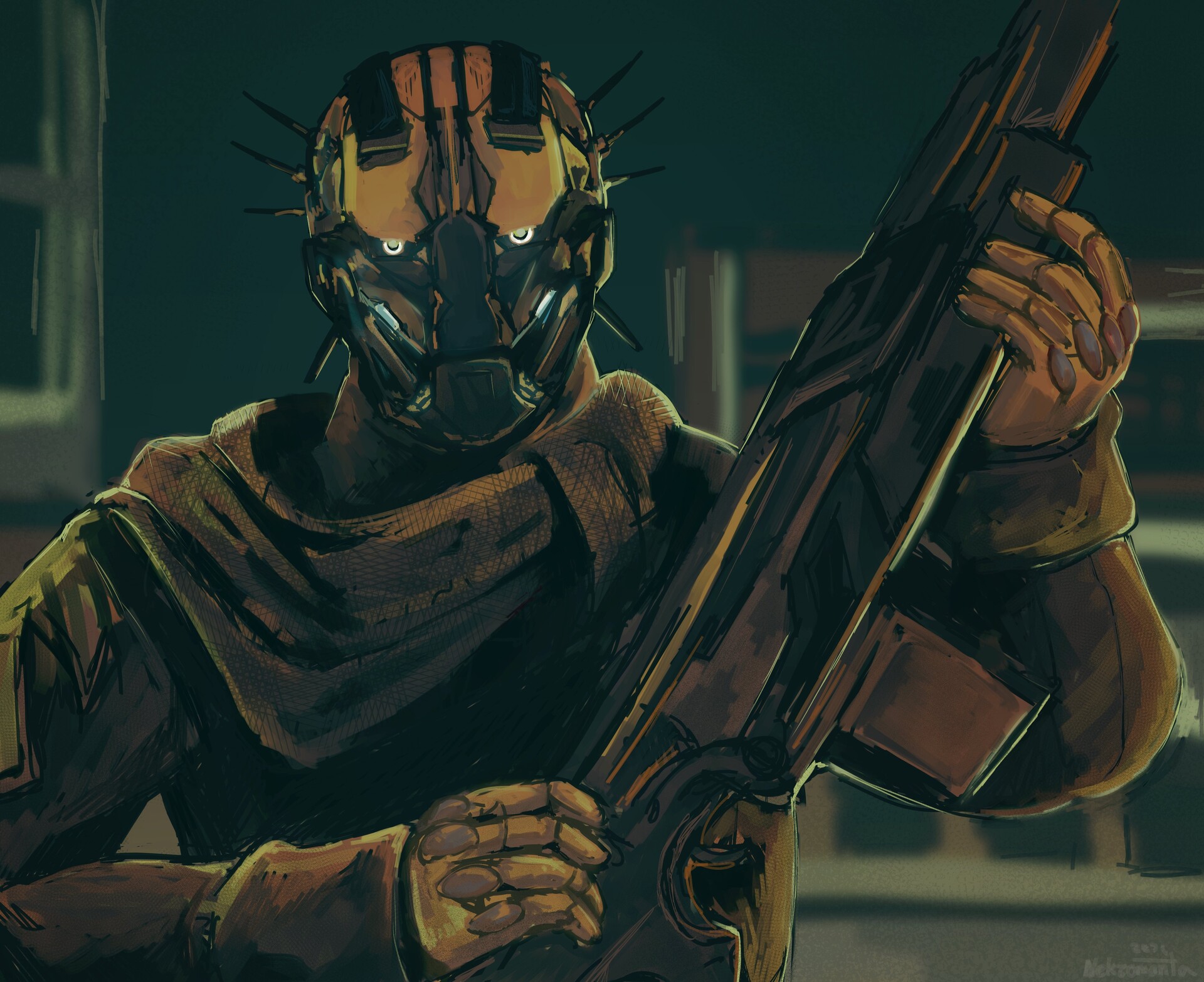 ArtStation - Destiny 2 Banshee Fanart