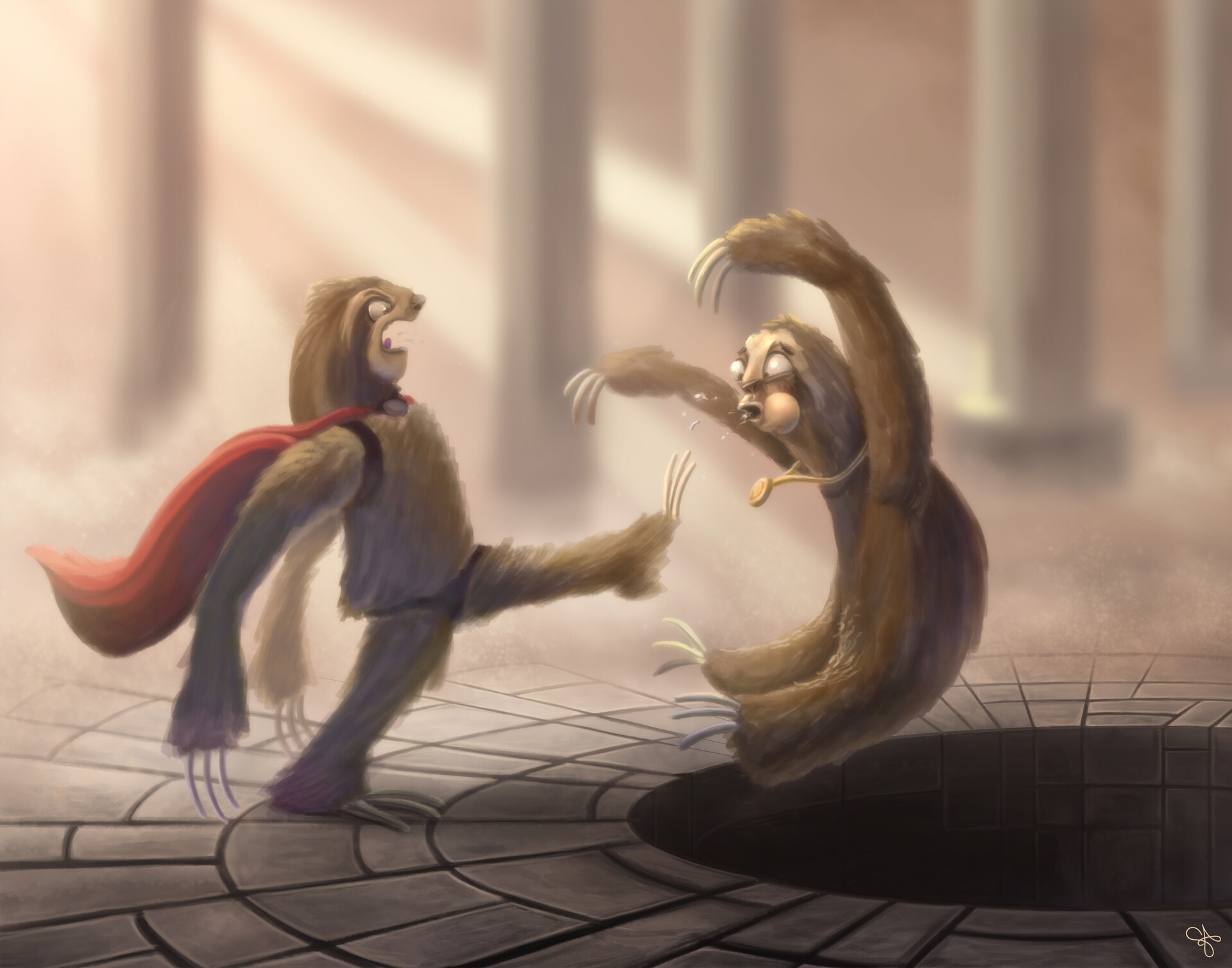 ArtStation - The Aggressive Sloth