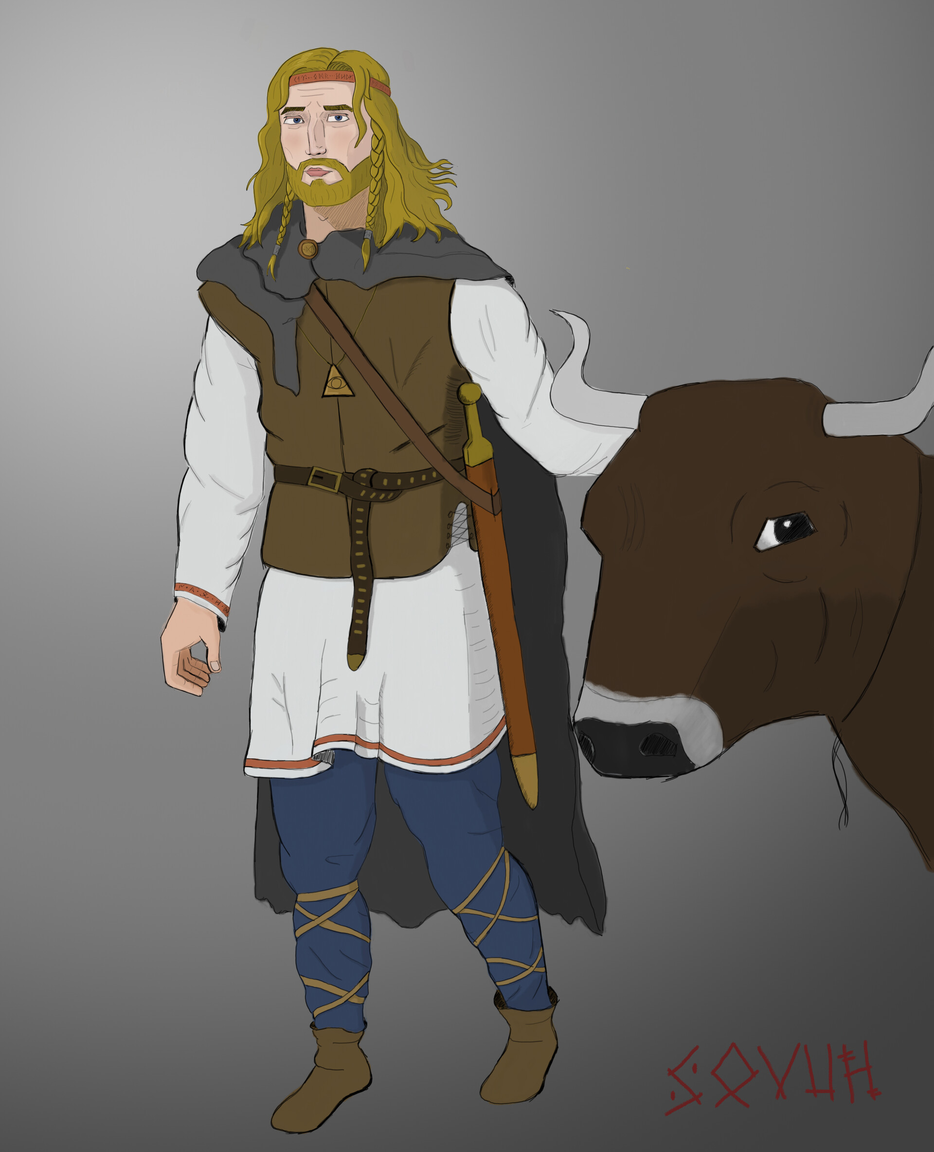 ArtStation - Slavic man