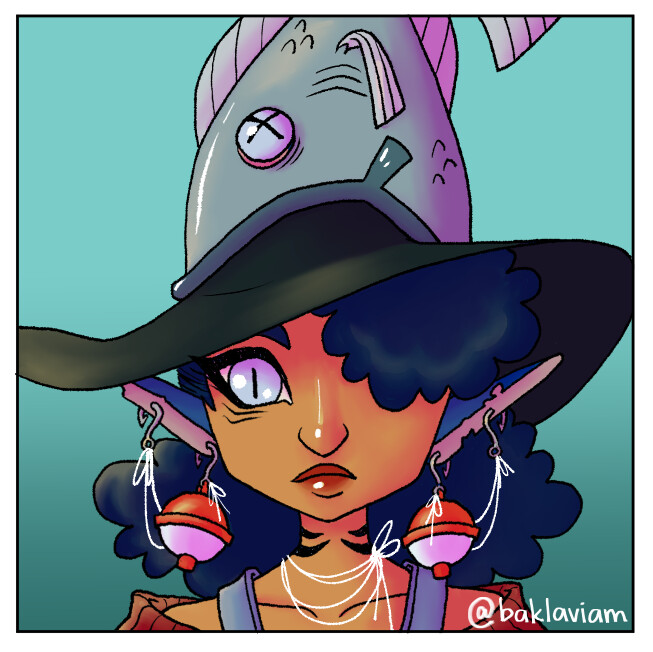 ArtStation - Fish Witch