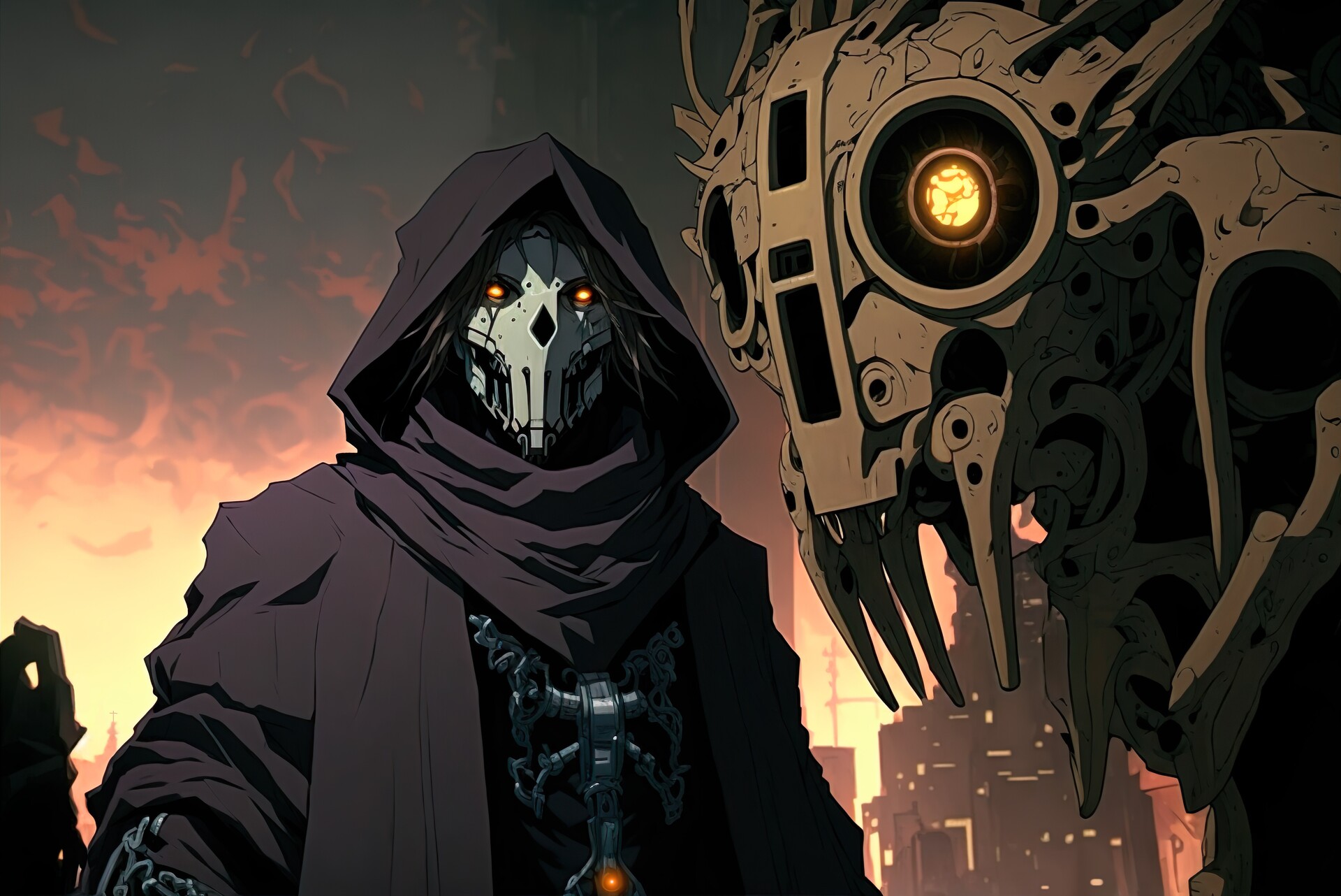 ArtStation - Sci-fi Occultist Mecha Master - Concept