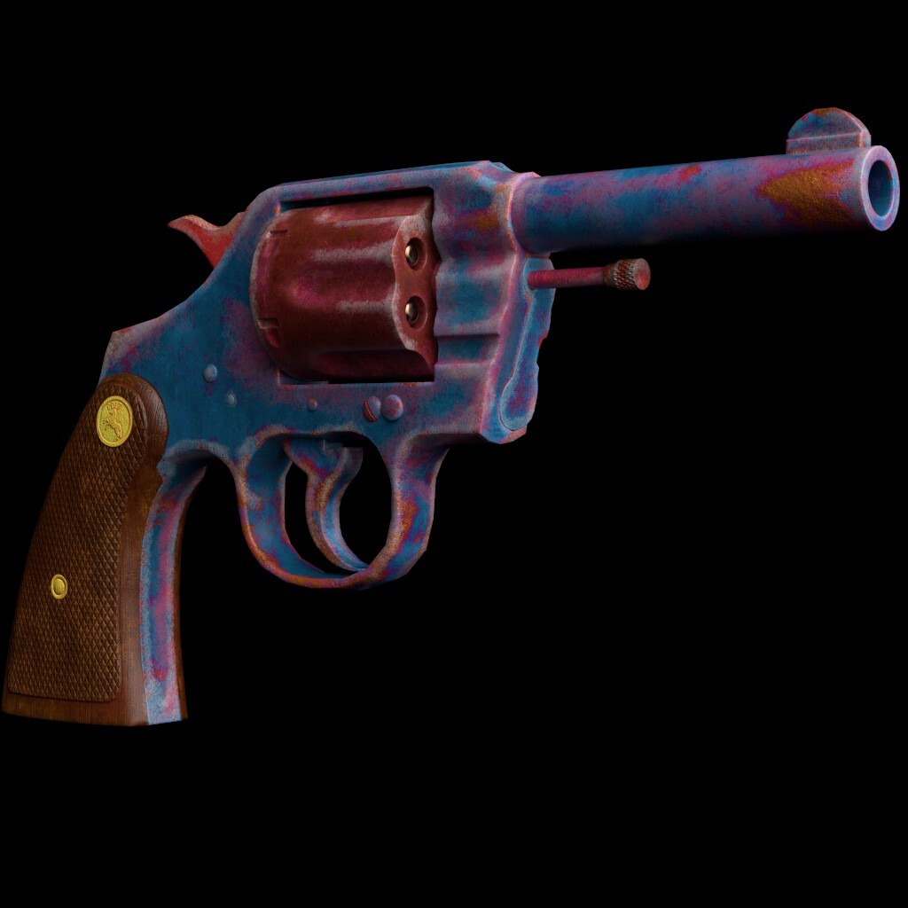 ArtStation - Candy Revolver | Hard Surface Model