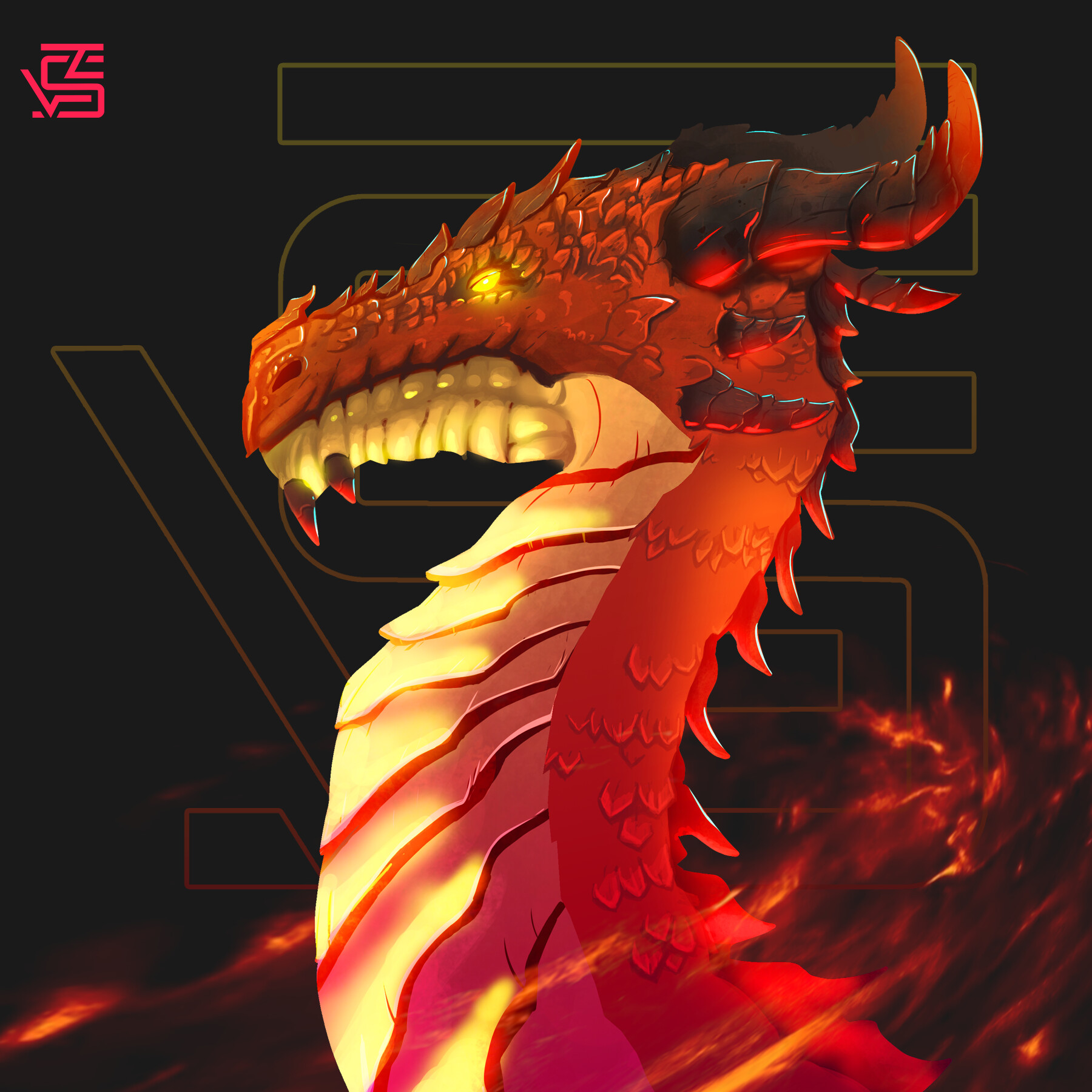 ArtStation - Fire Dragon