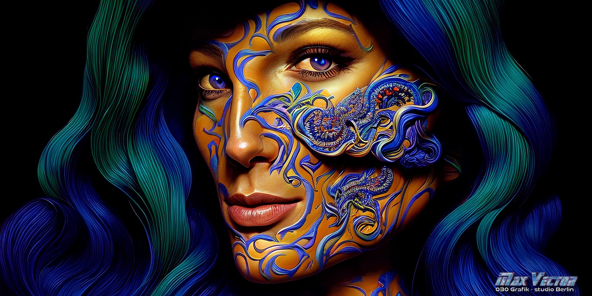 ArtStation - psychedelic faces II