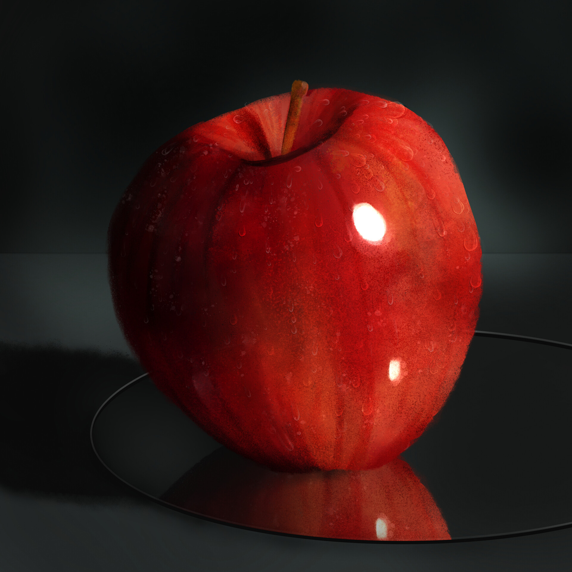 ArtStation - Apple Lighting/Texture study