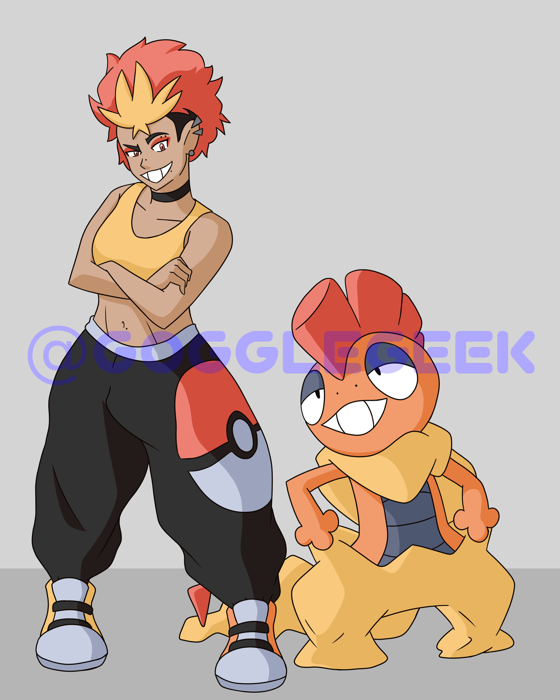 Artstation Pokemon Trainer Scrafty