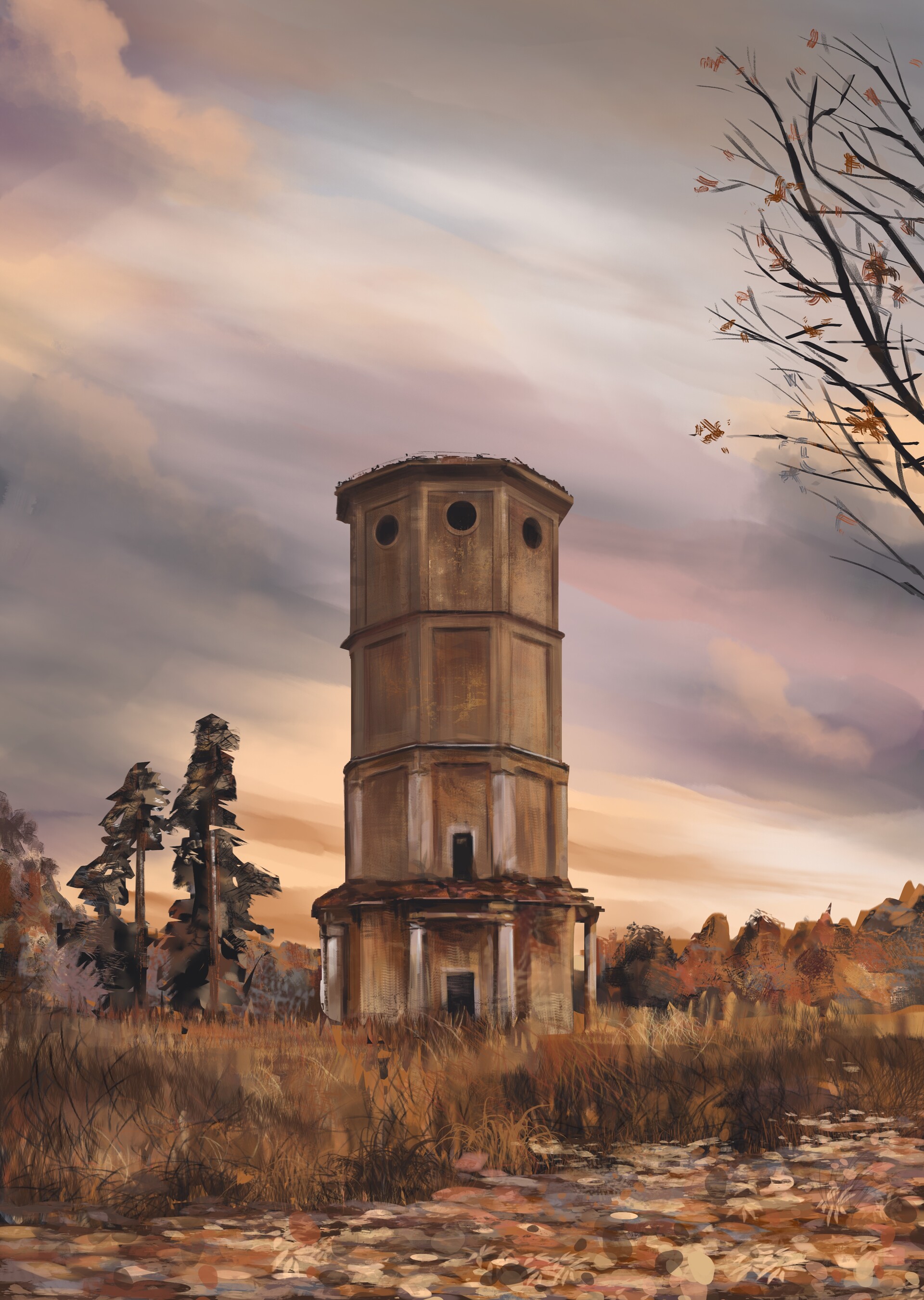 ArtStation - The water tower