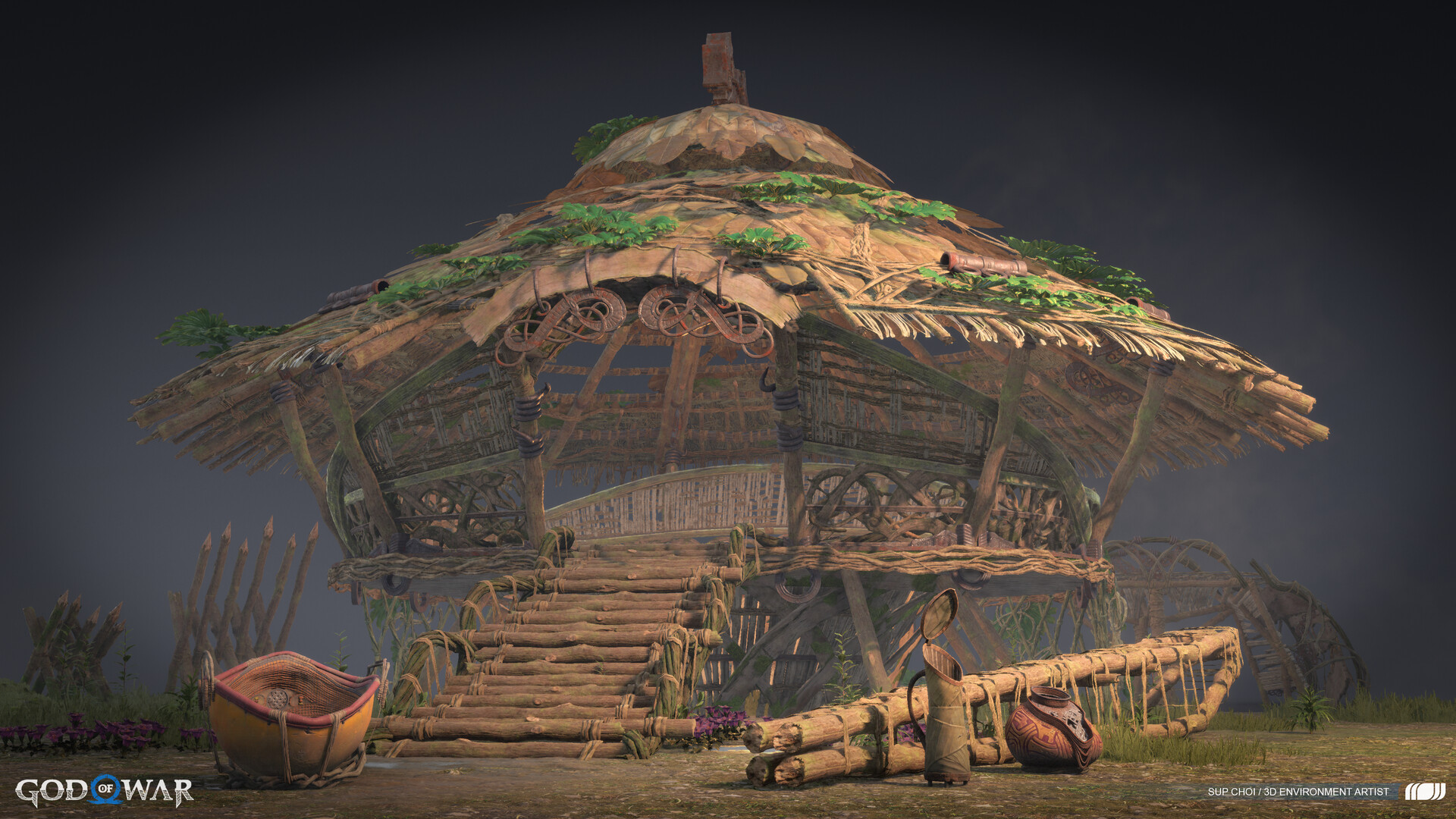 Sup Choi - God of War Ragnarok - Vanaheim Assets