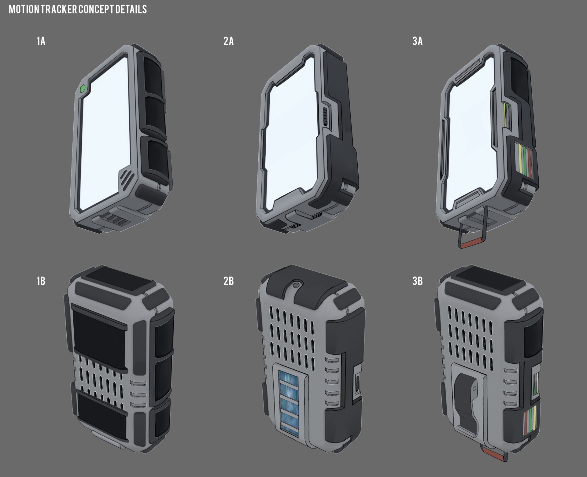 ArtStation - Motion Tracker Concept Work