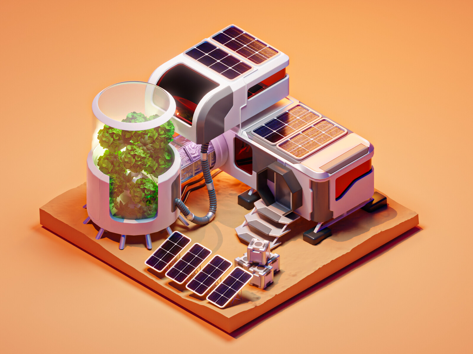 ArtStation - Mars Colony