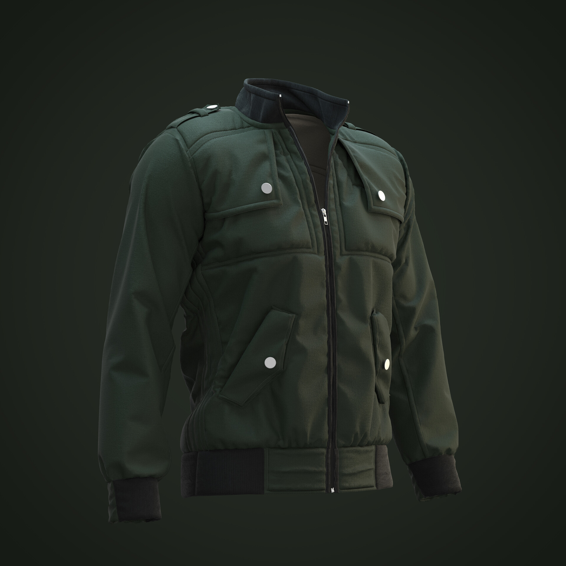 ArtStation - 2 Jackets - CLO3D / Marvelous + Project files: Zprj + OBJ + FBX