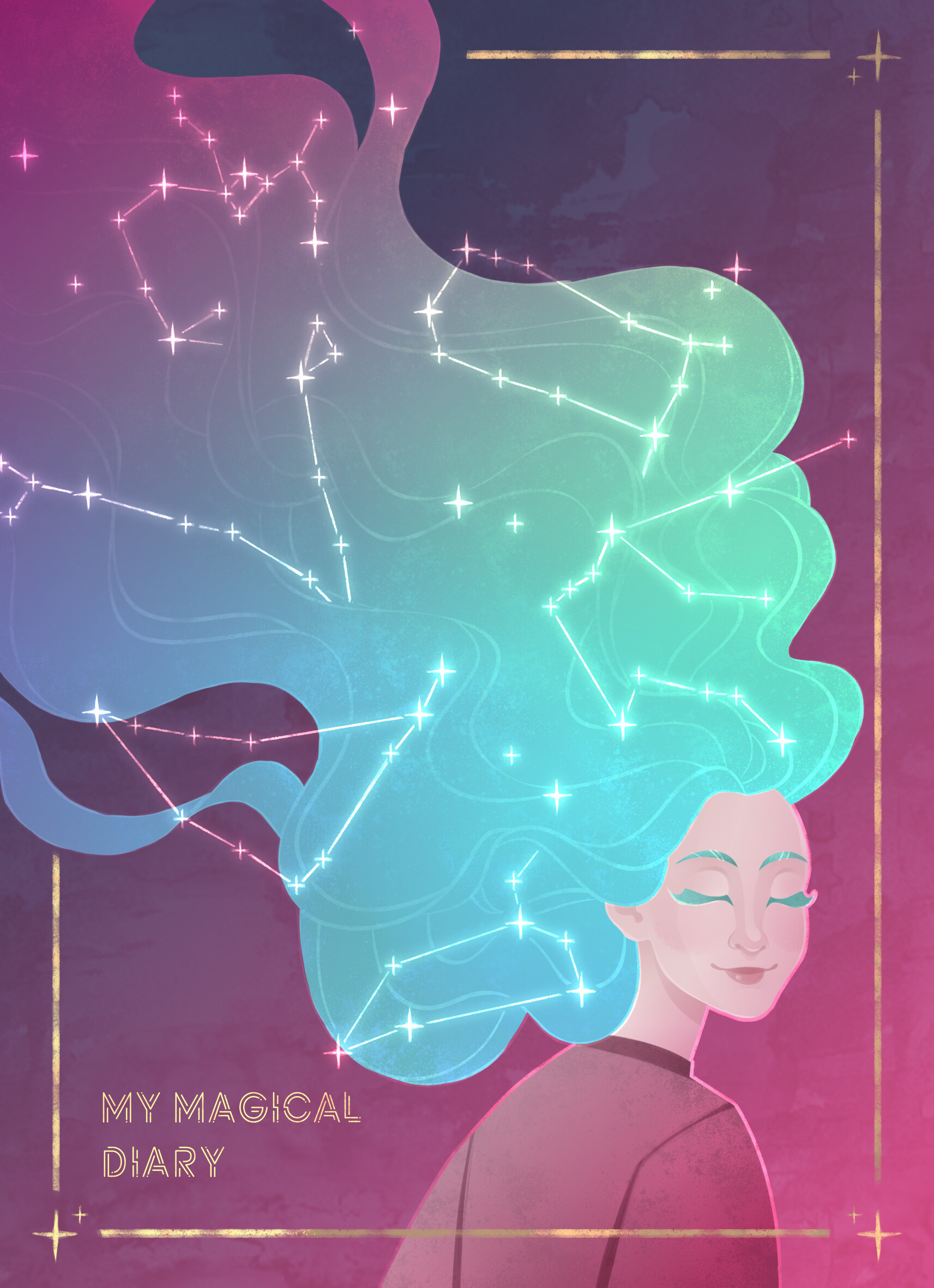 ArtStation - Diary cower & page concept