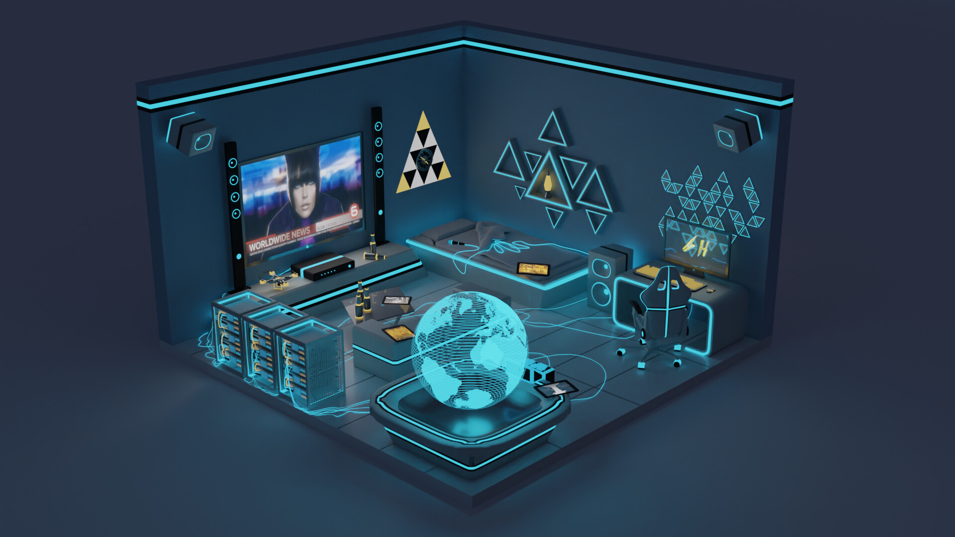 ArtStation - Room Of The Future