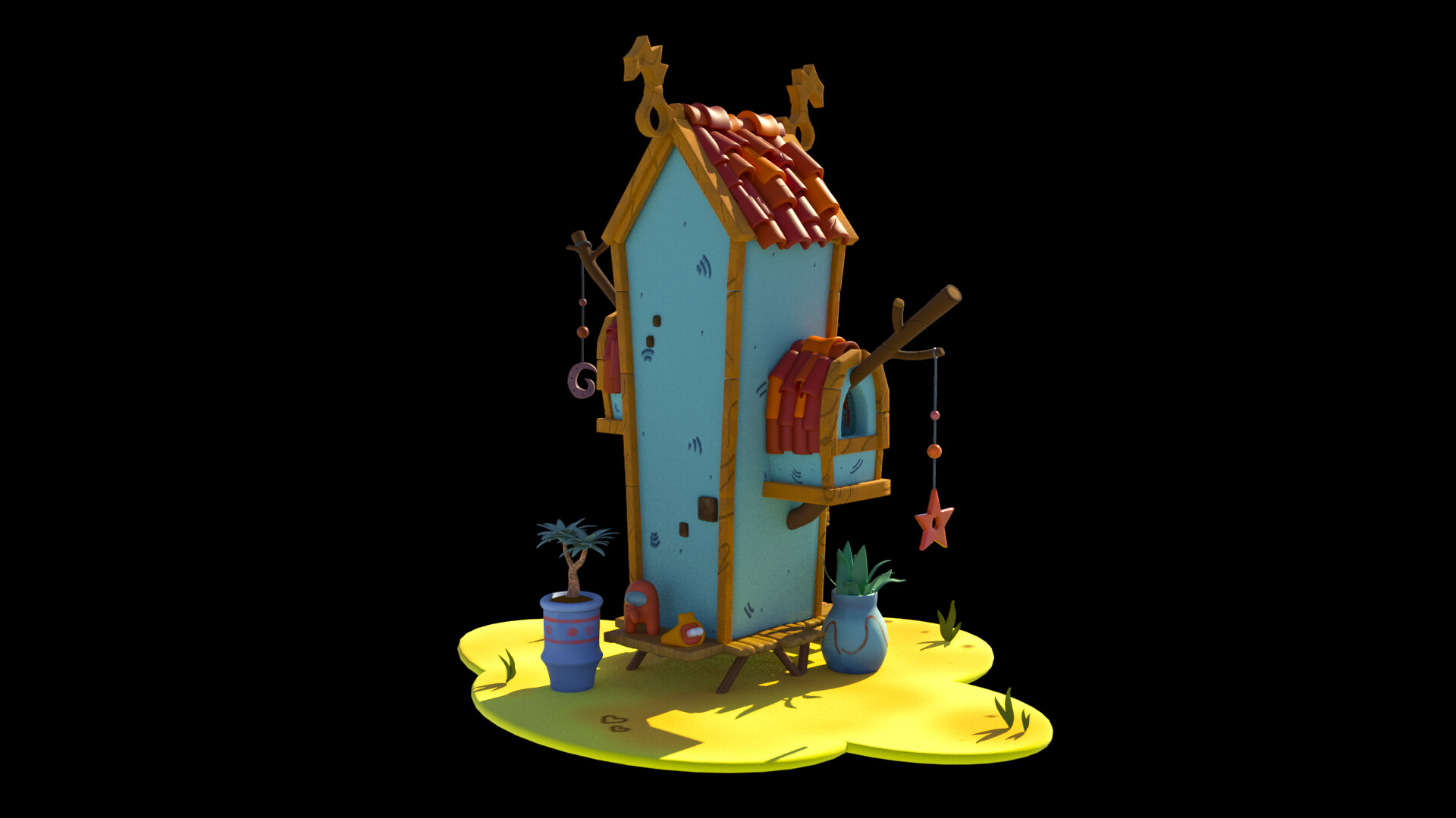 Carrie Soh Wai Mun - Stone shack model