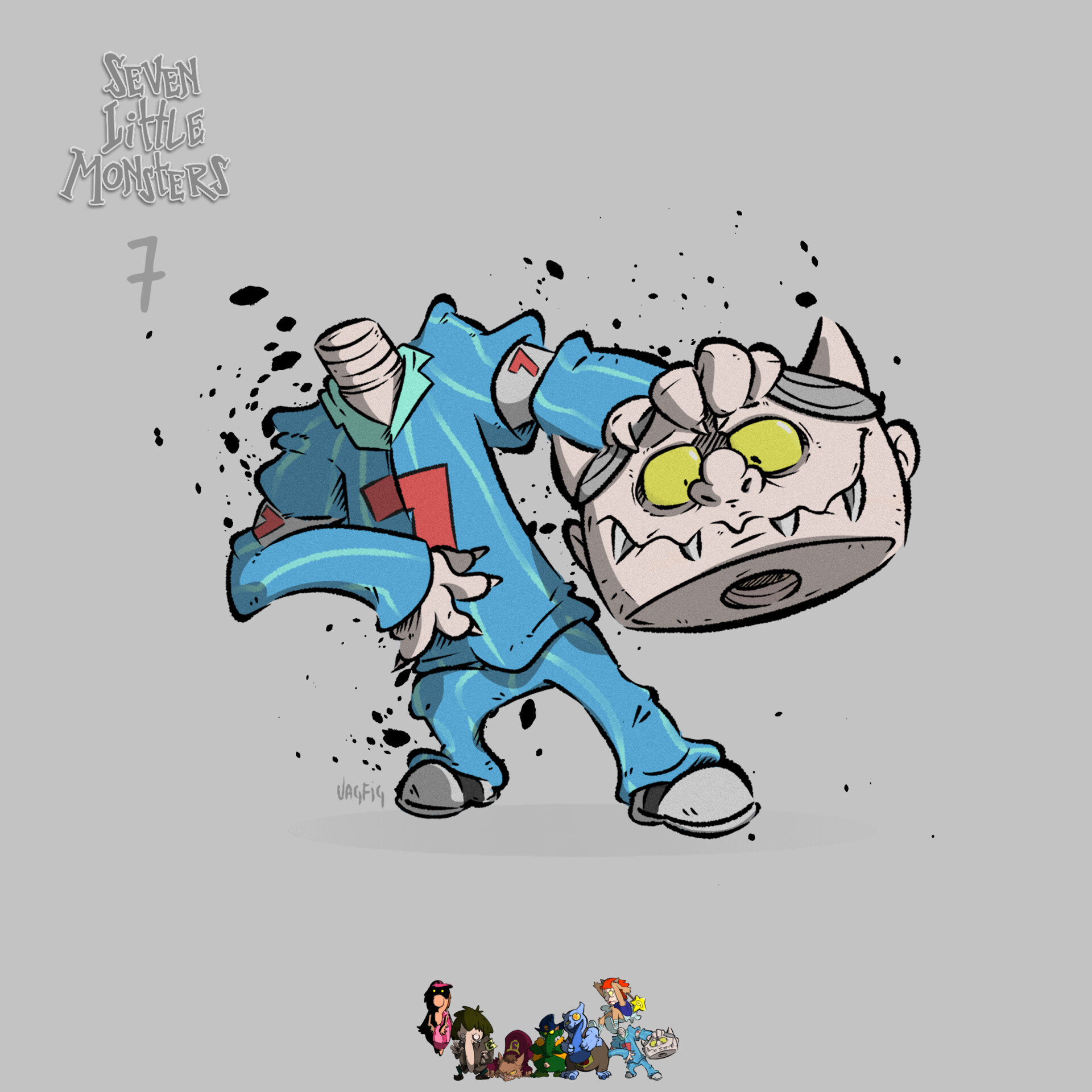 ArtStation - #7 Seven Little Monsters