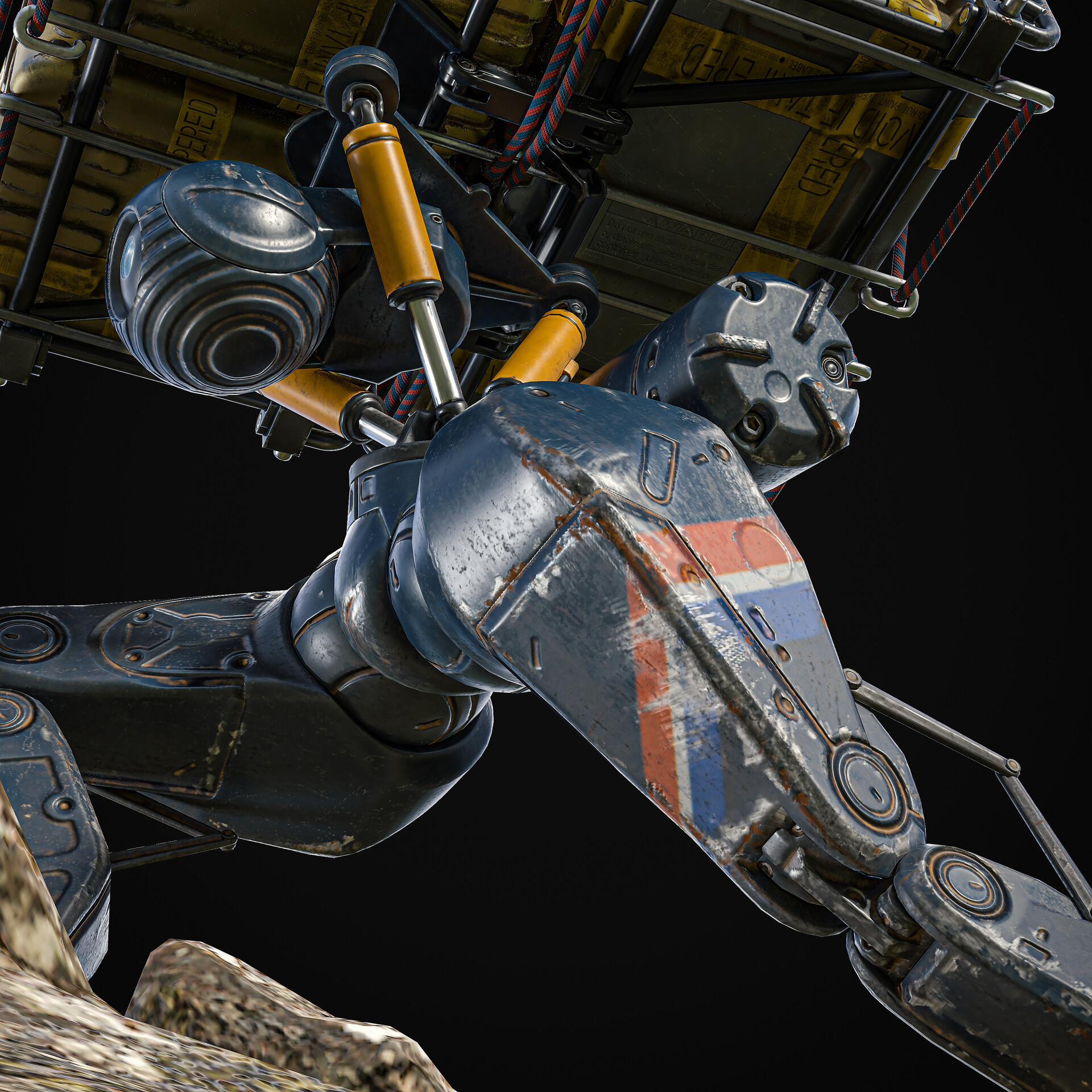 Jérôme Bussat - Delivery Bot (Death Stranding Fan Art)