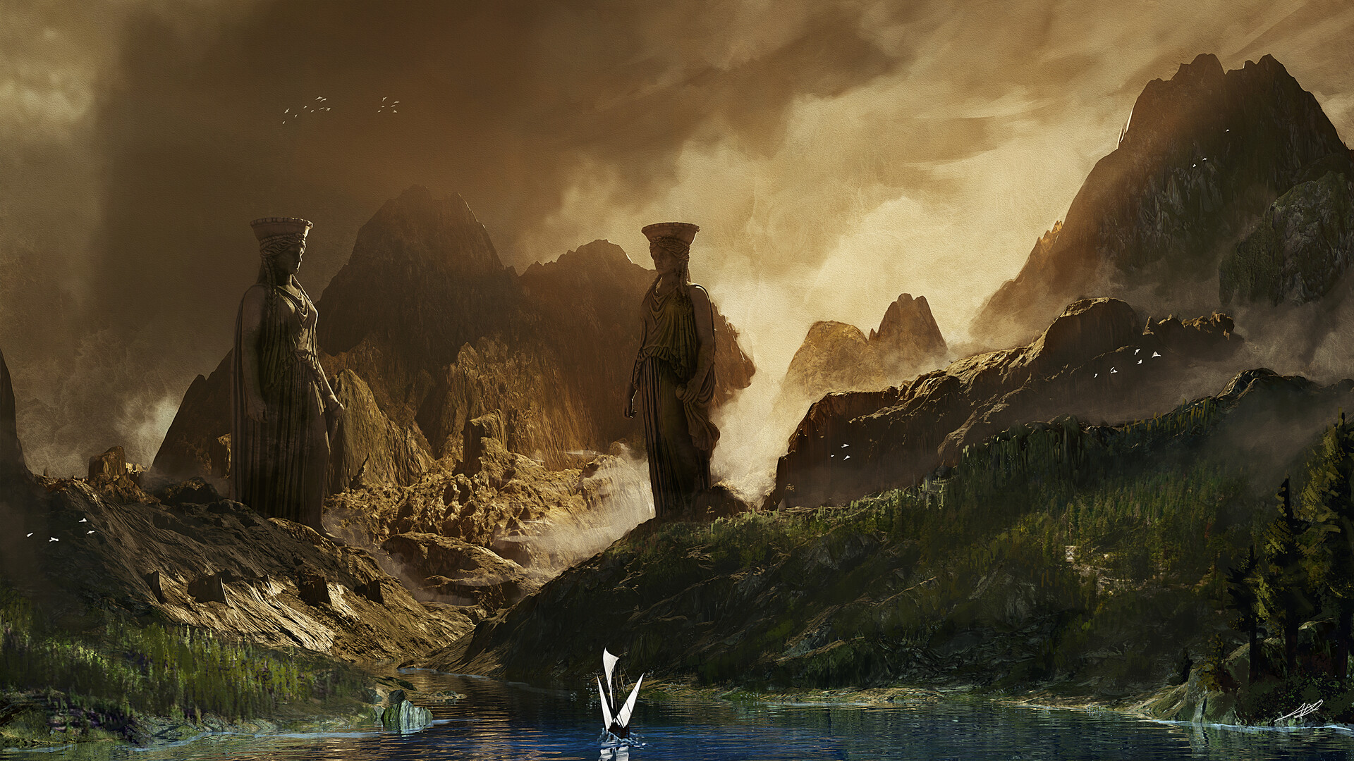 ArtStation - 2D/3D Environment concept