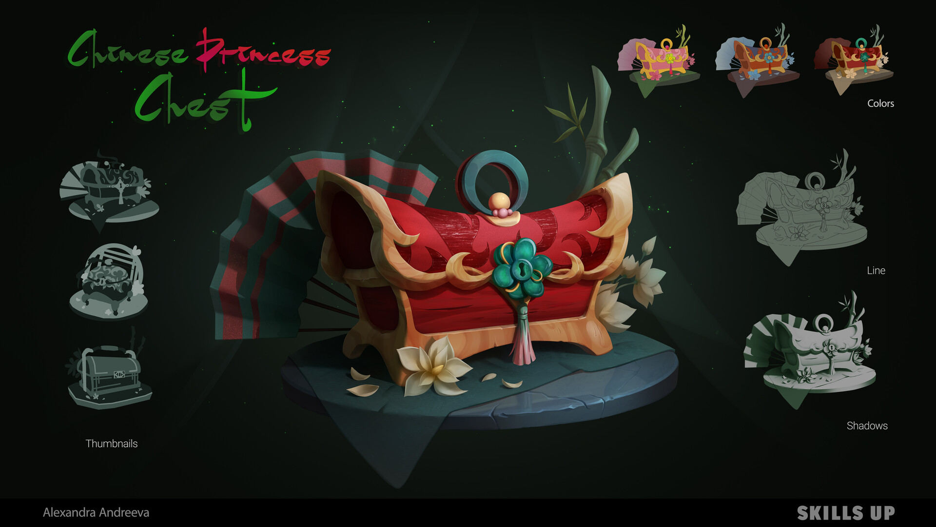 ArtStation - Chinese Princess Chest