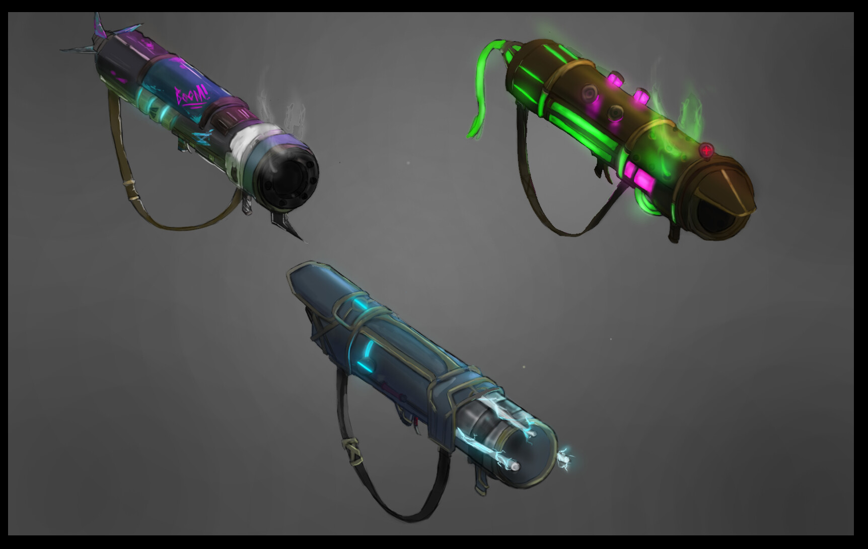 ArtStation - Isometric assets (Piltover and Zaun Cannons)