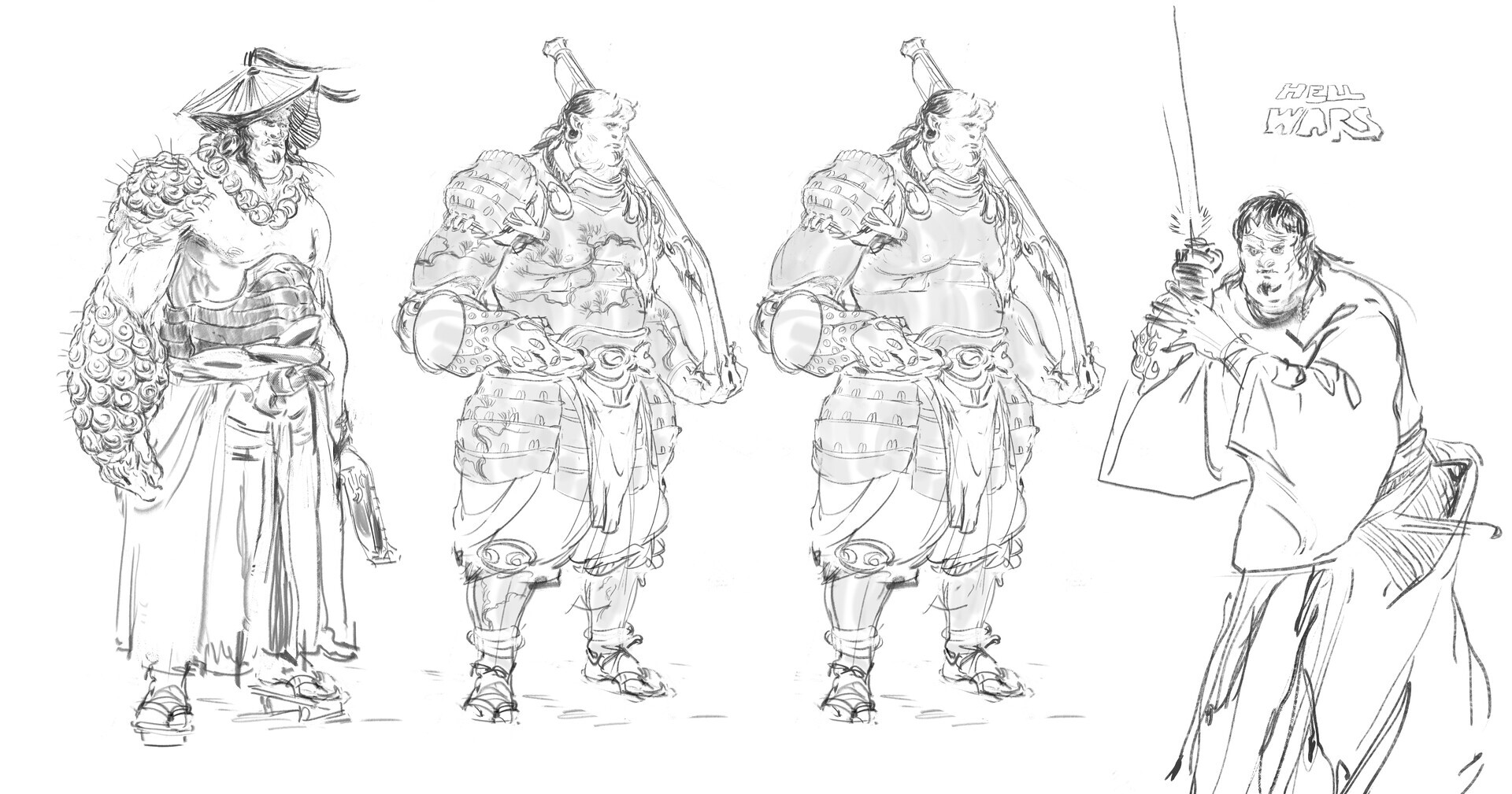 ArtStation - Hellboy character exploration