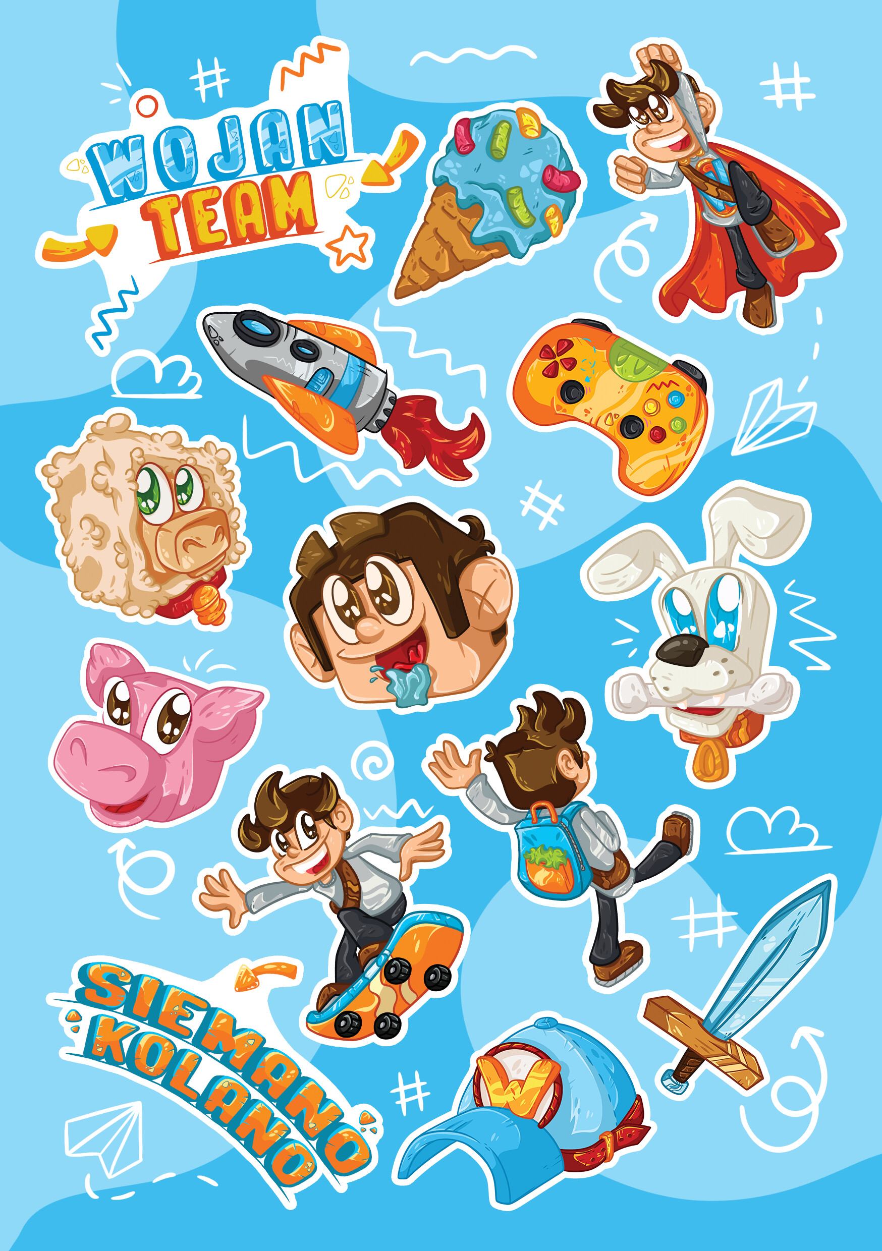 ArtStation - Stickers Design