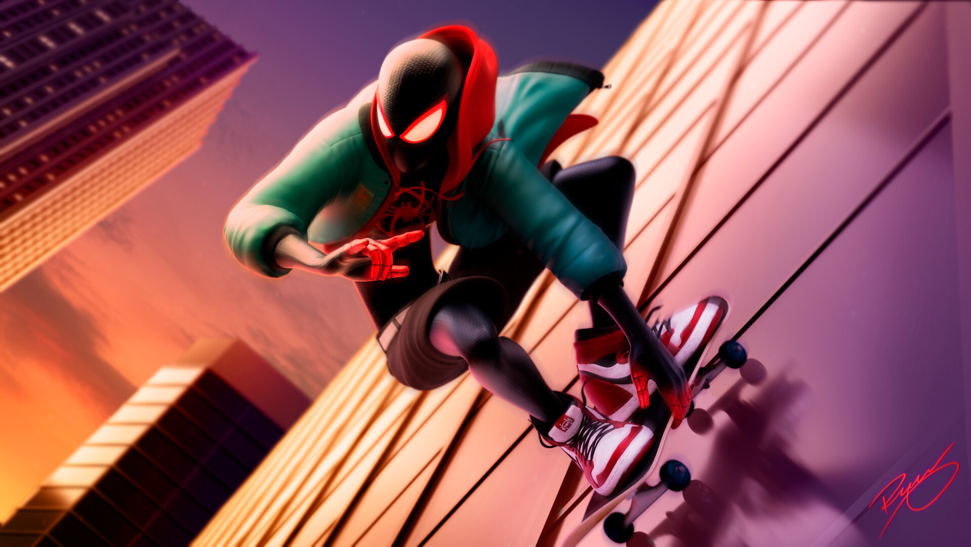 ArtStation - Spider-Man: Miles Morales Rig