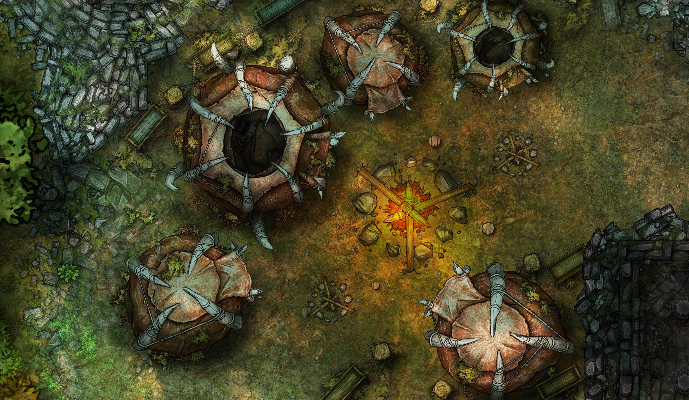 Detailed Dungeons - Shrine Of Savras (Day)