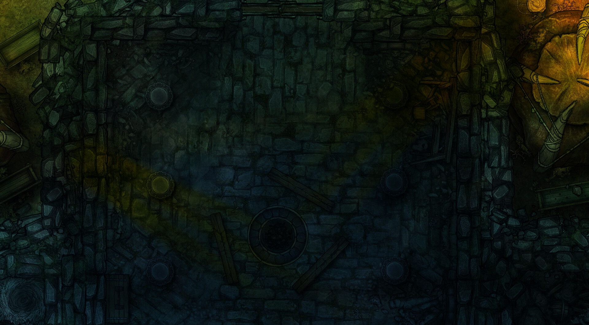 Detailed Dungeons - Shrine of Savras (Night)