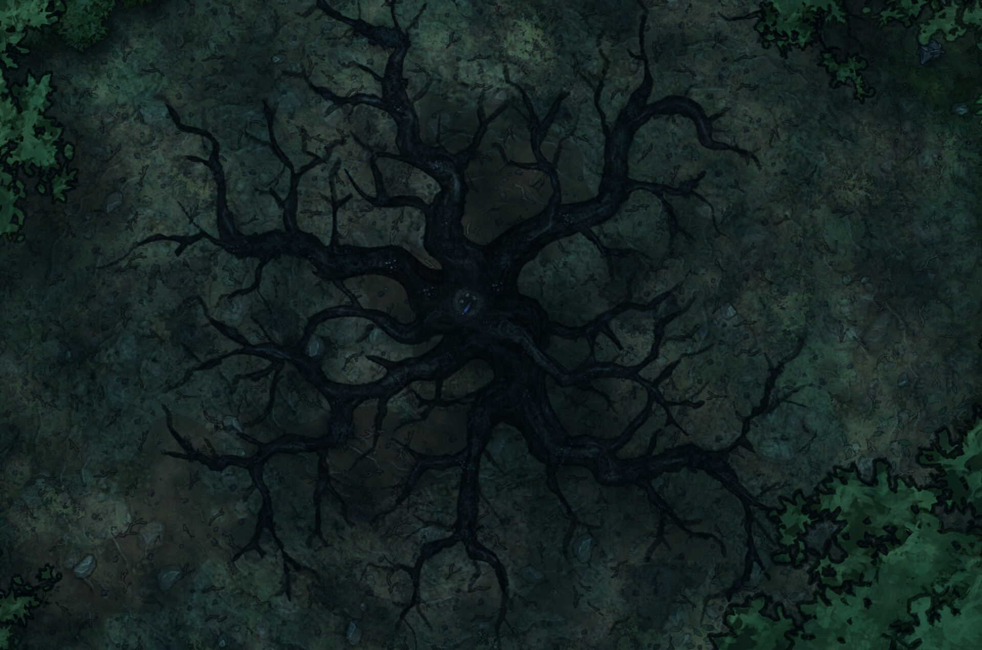 Detailed Dungeons - Tree Trap (Calm) (Night)