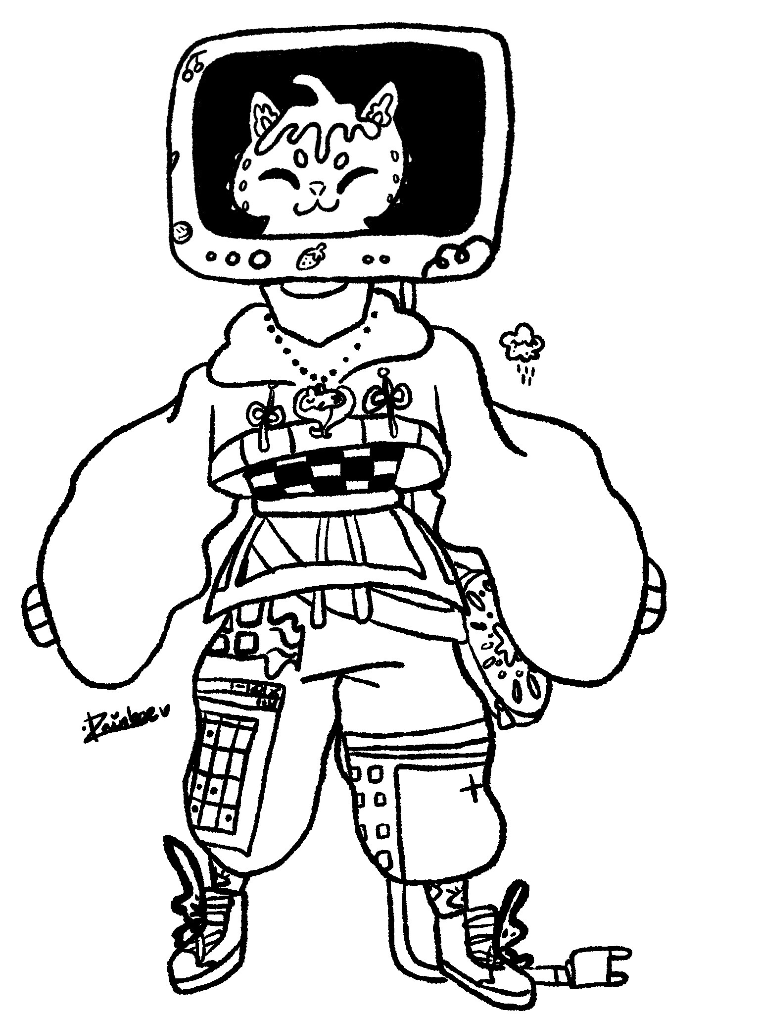 ArtStation - TV GRL reference