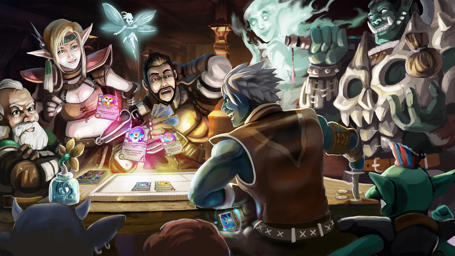 ArtStation - Key art for trading card game