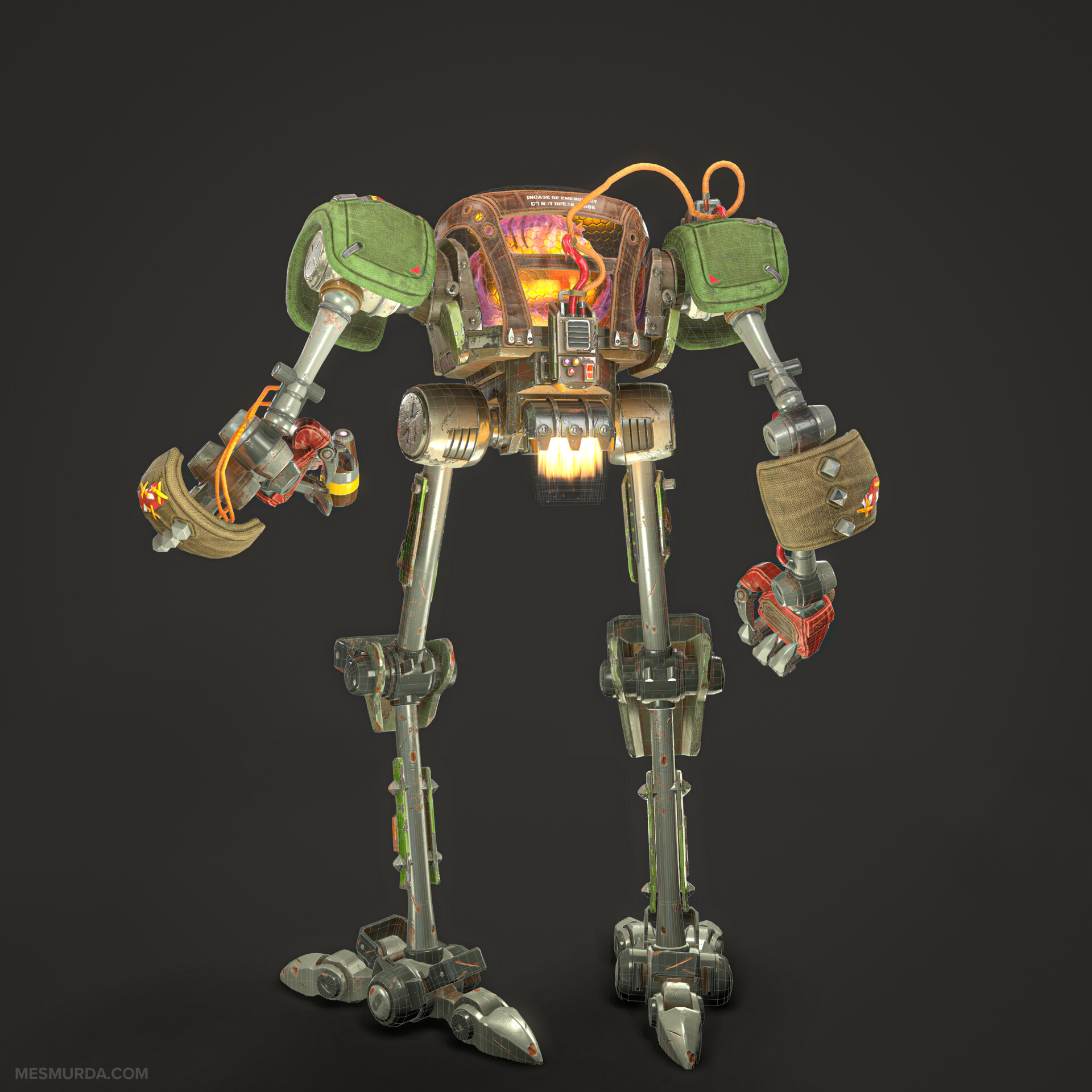 John Mesplay - Captain Leonidas Tawny, of The Frogmouth First and Only Textured