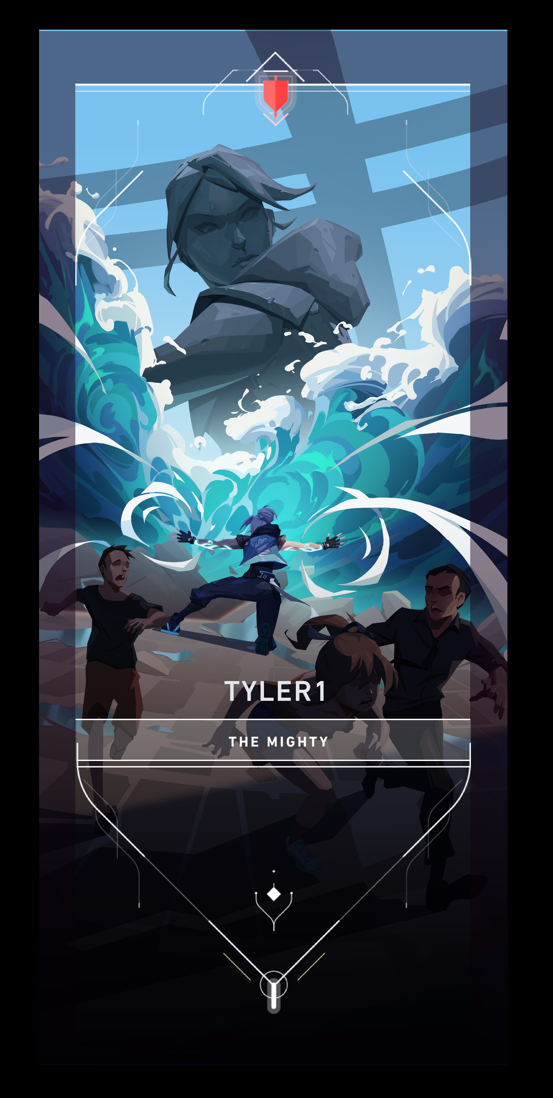 Qi Ze - Valorant - Lisbon Lore Jett Card