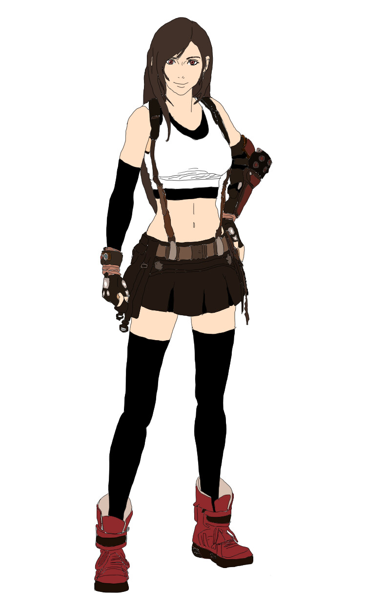 ArtStation - Tifa Anime Style