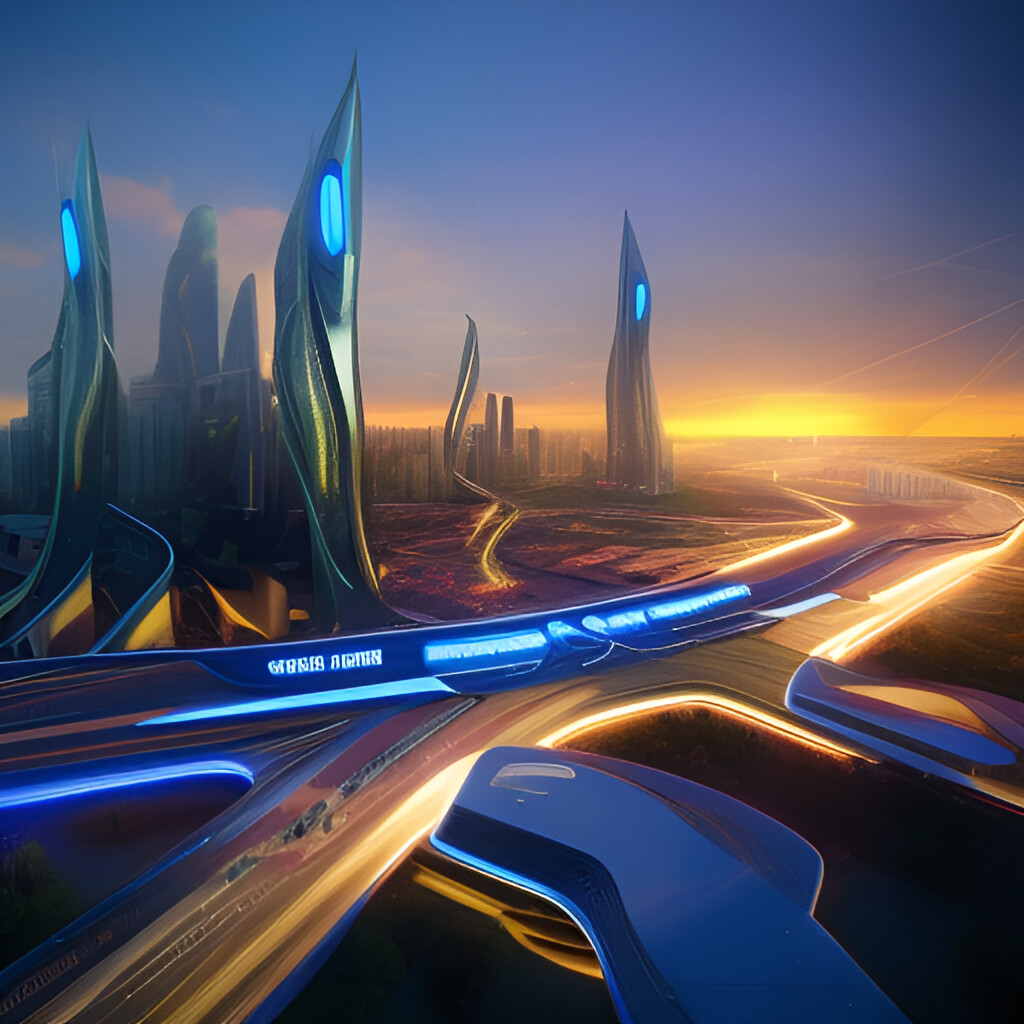 AIstation - Futuristic city Moscow (Sci-Fi multiverse)