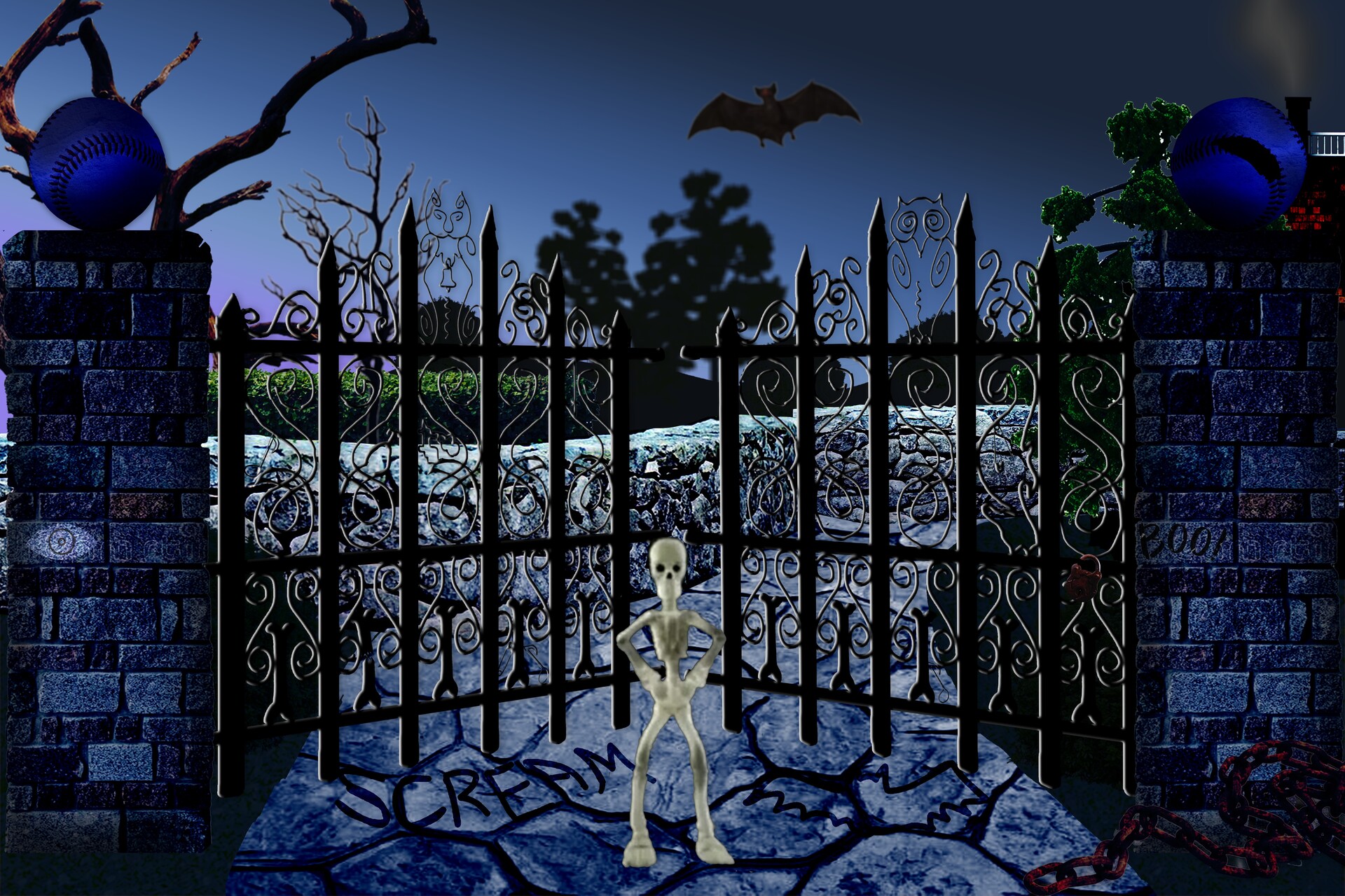 ArtStation - Creaky Gate - my version